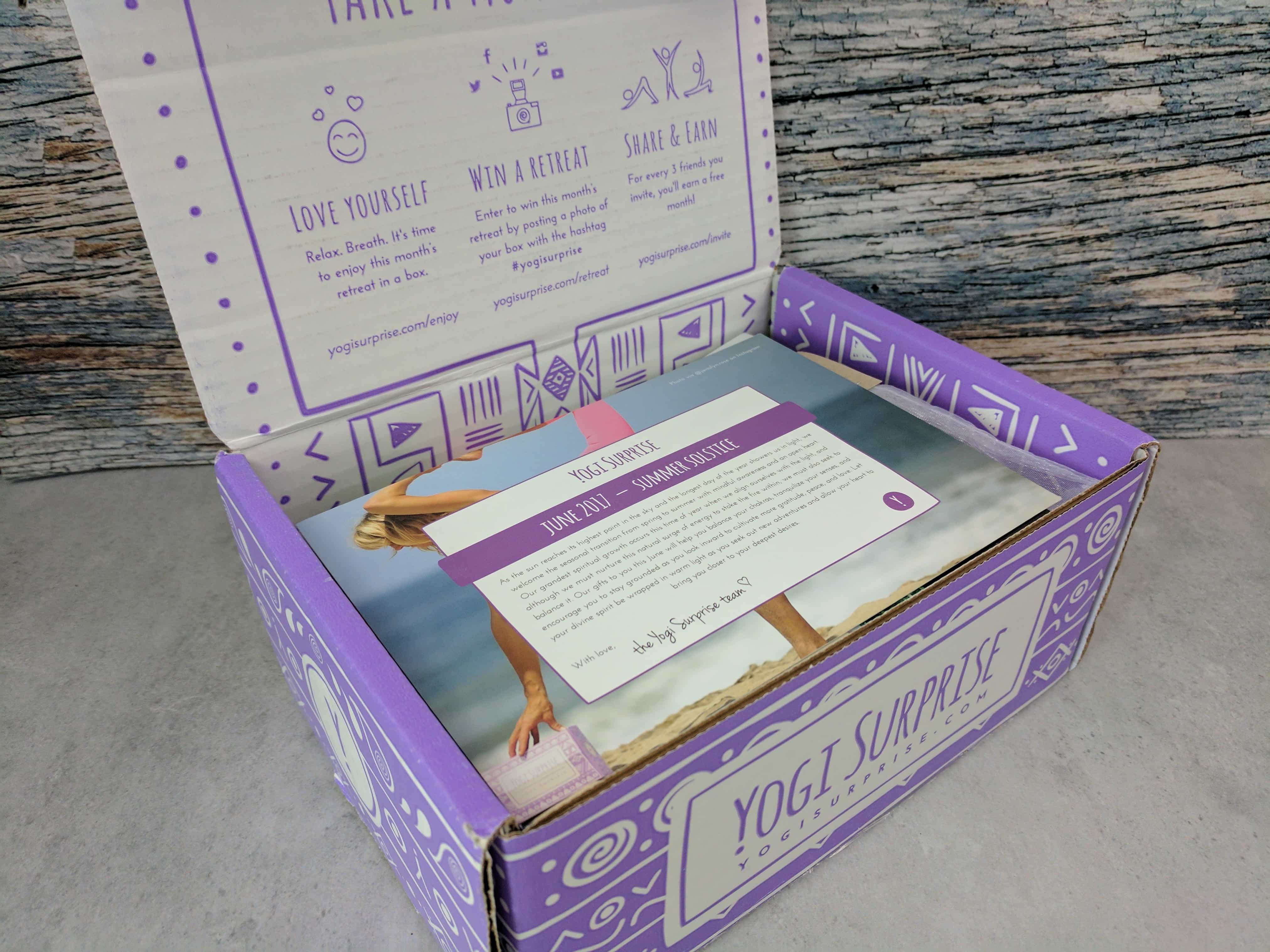 Yogi Surprise Subscription Box Review + Coupon - June 2017 - Hello ...