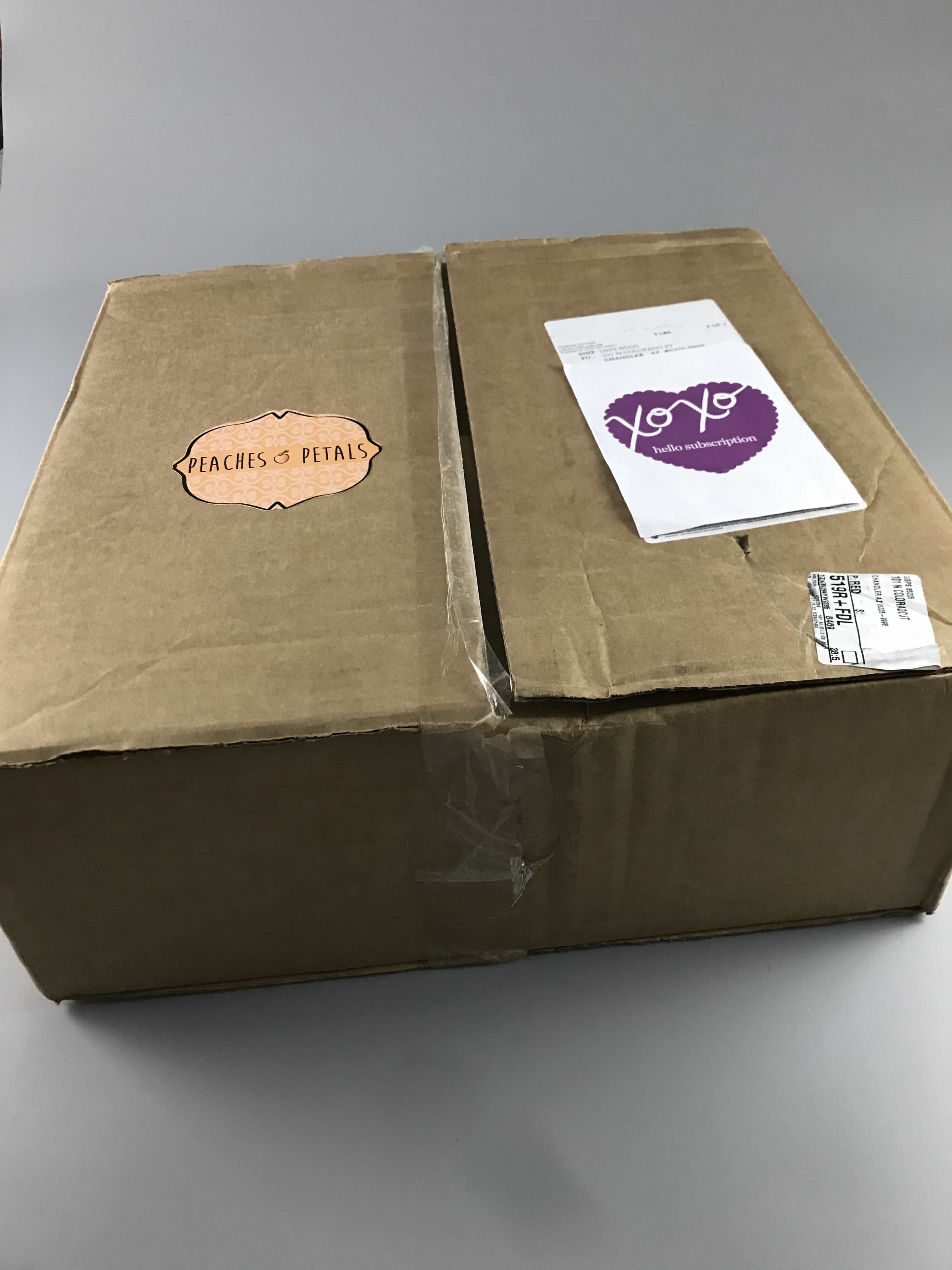 Peaches and Petals June 2017 Subscription Box Review & Coupon - Hello ...