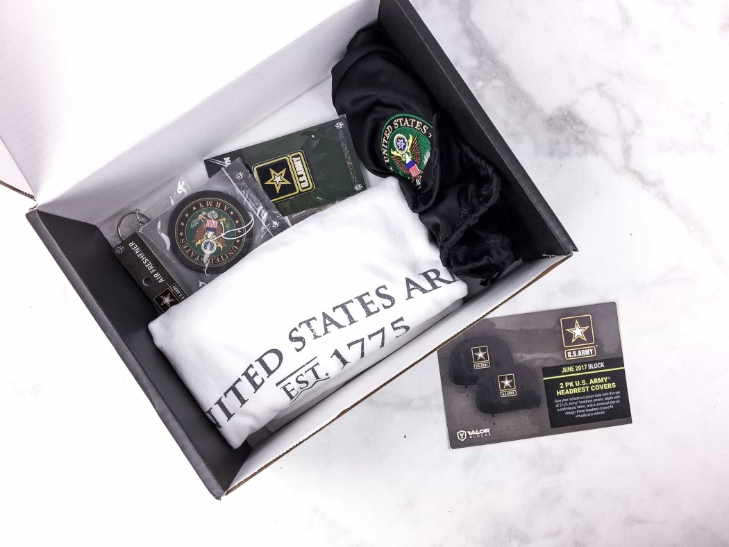 Valor Blocks June 2017 Subscription Box Review - US Army Block - Hello ...