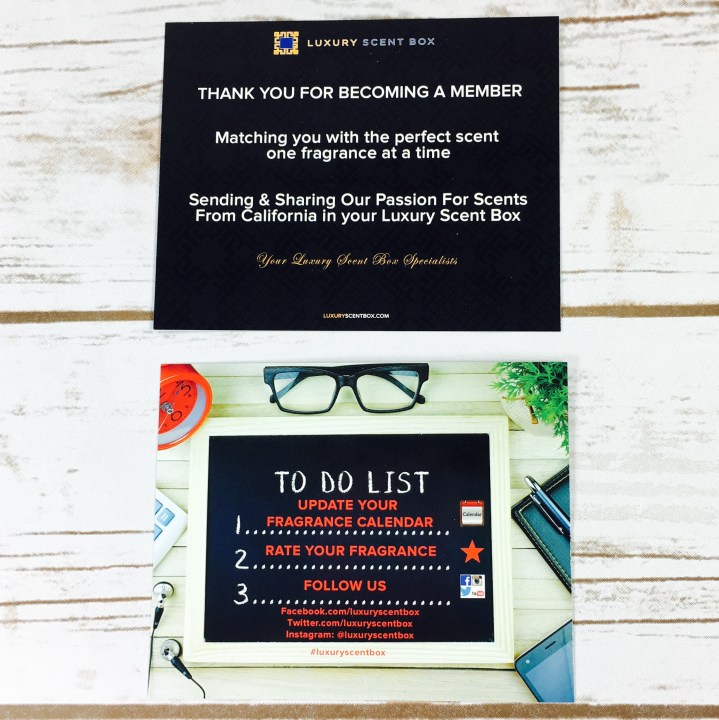 Luxury Scent Box Subscription Box Review - June 2017 - hello subscription