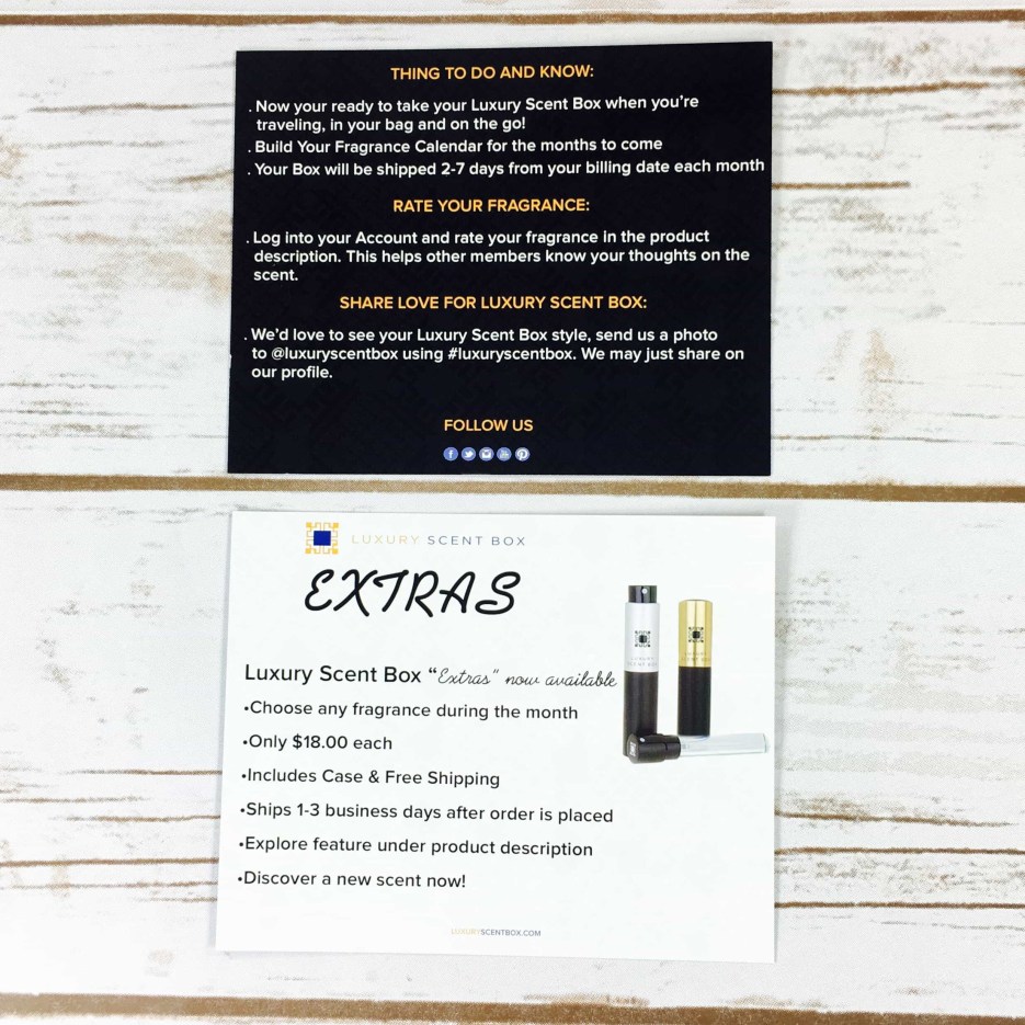 Luxury Scent Box Subscription Box Review - June 2017 - hello subscription