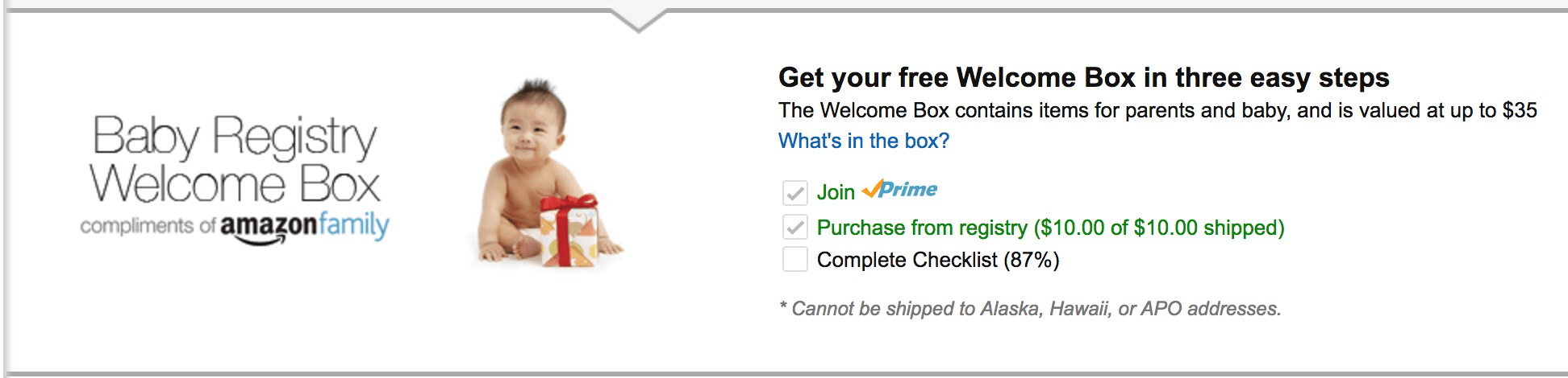 How to get the FREE Amazon Baby Welcome Box! - Hello Subscription