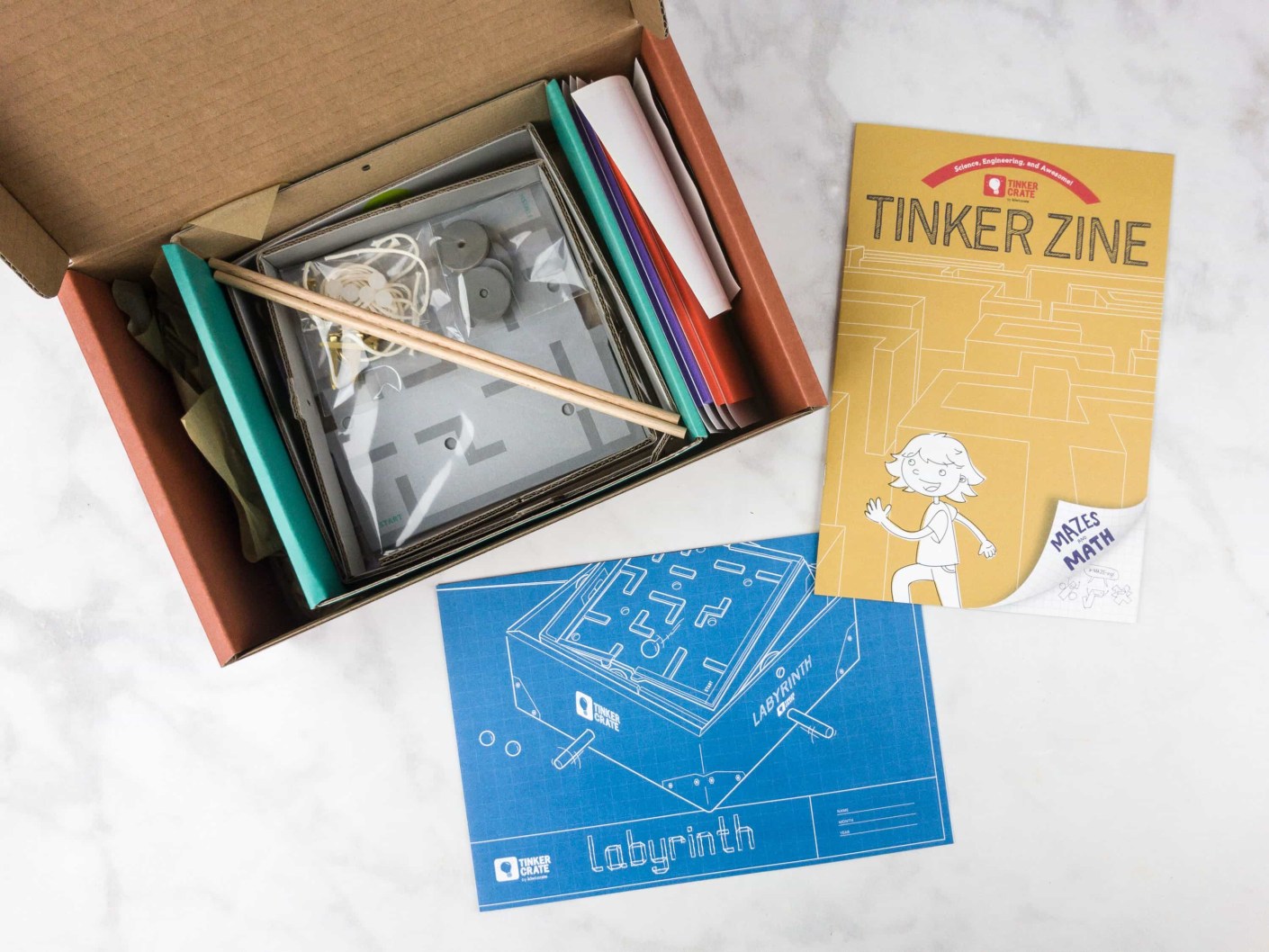 Tinker Crate Review & Coupon - LABYRINTH - Hello Subscription