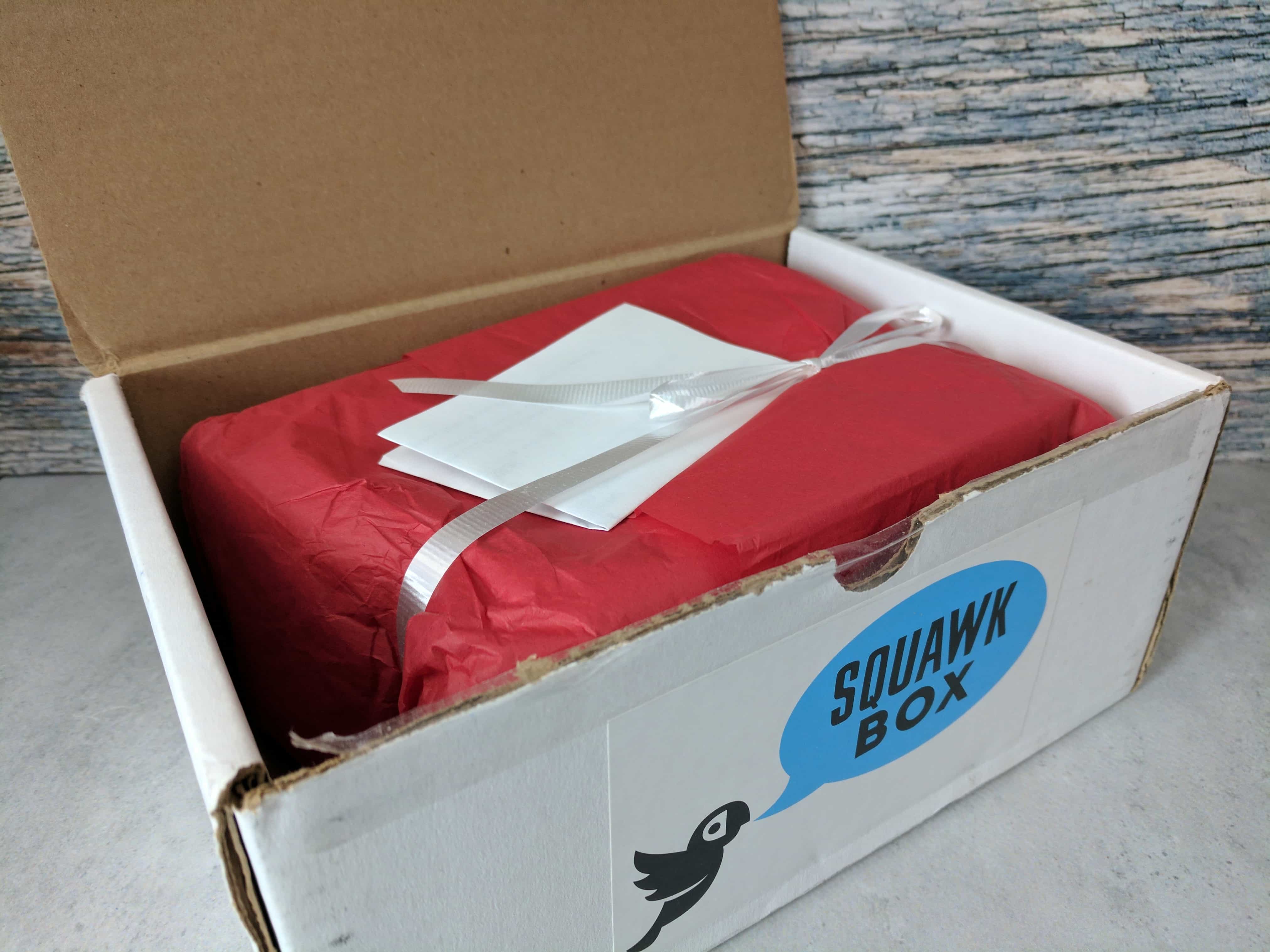 Squawk Box Subscription Box Review - July 2017 - Hello Subscription