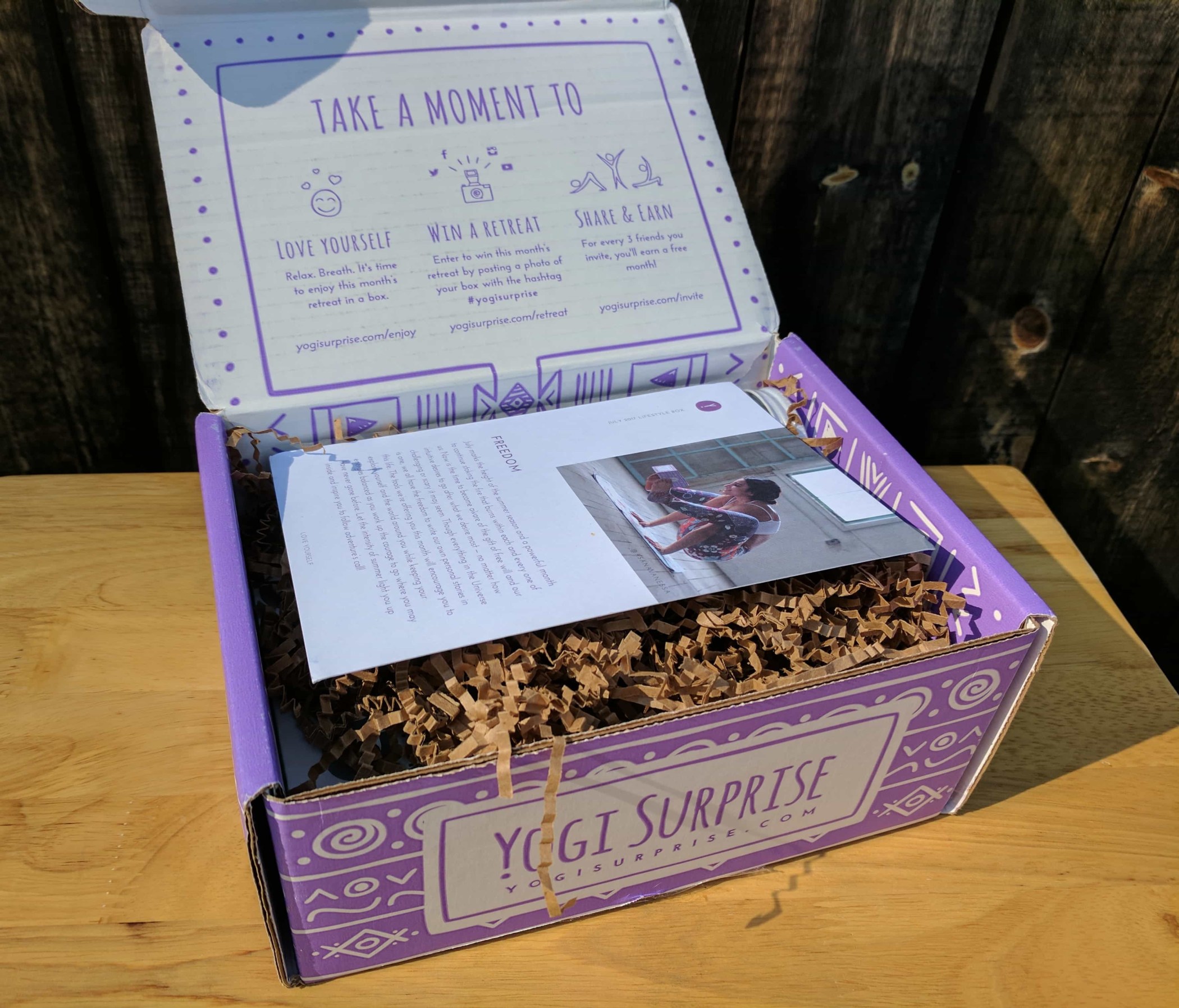 Yogi Surprise Subscription Box Review + Coupon - July 2017 - Hello ...