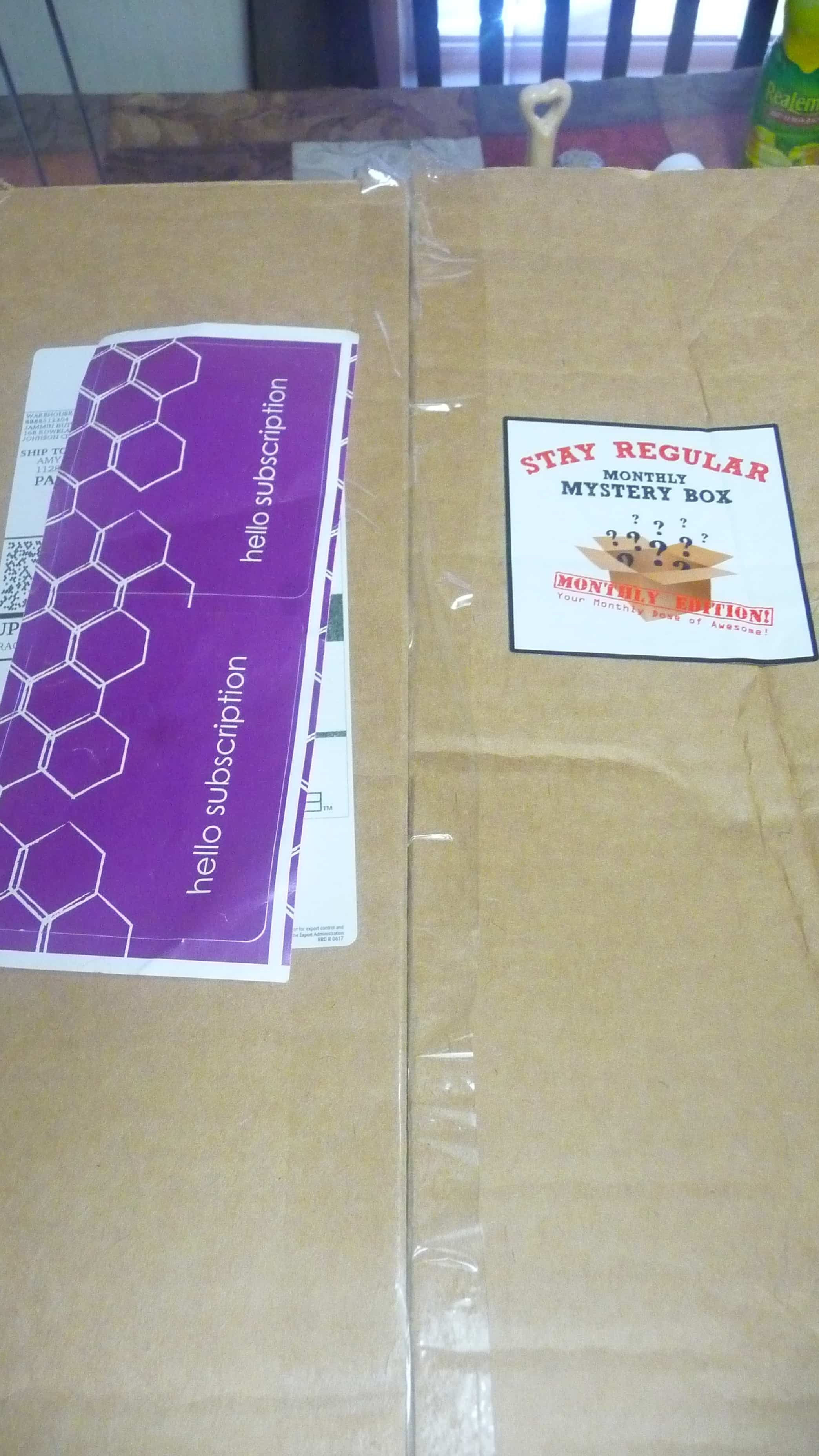 Stay Regular Monthly Mystery Box June 2017 Subscription Box Review ...