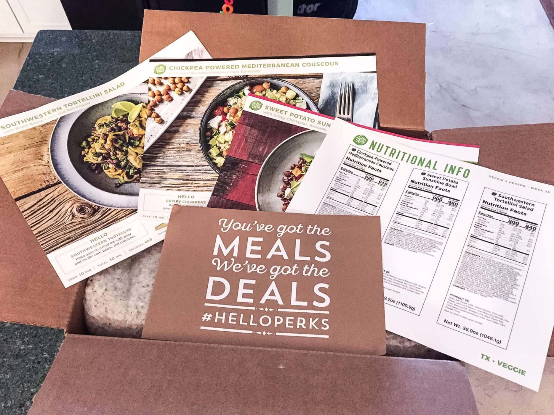 July 2017 Hello Fresh Subscription Box Review + Coupon - Vegetarian Box ...