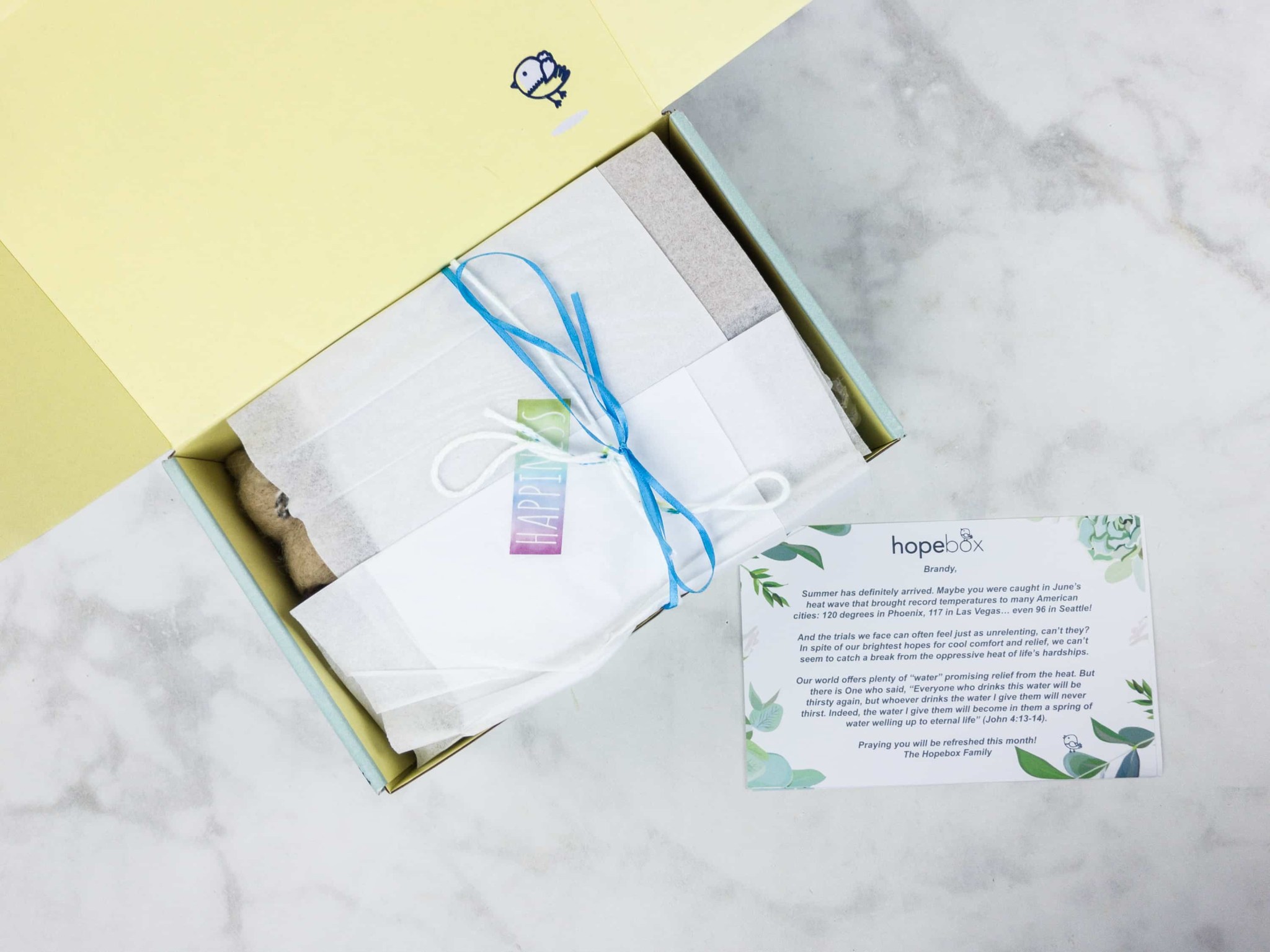 Hopebox June 2017 Subscription Box Review - Hello Subscription