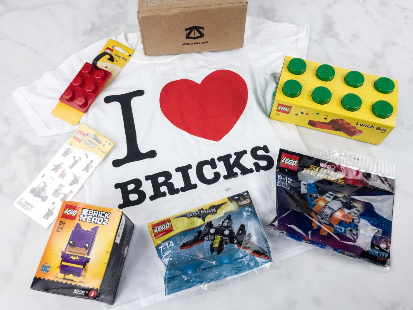ZBOX Limited Edition LEGO Box Review - Hello Subscription