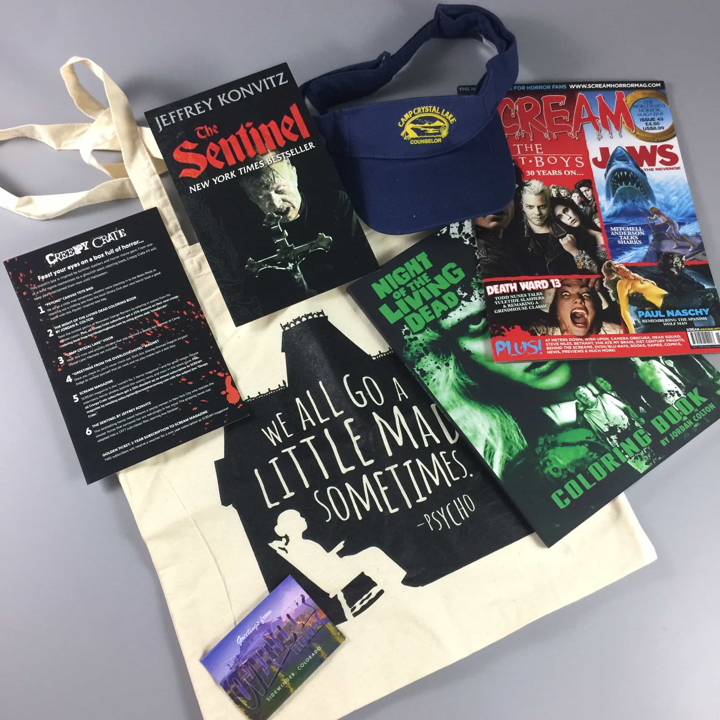 Creepy Crate August 2017 Subscription Box Review + Coupon - Hello ...