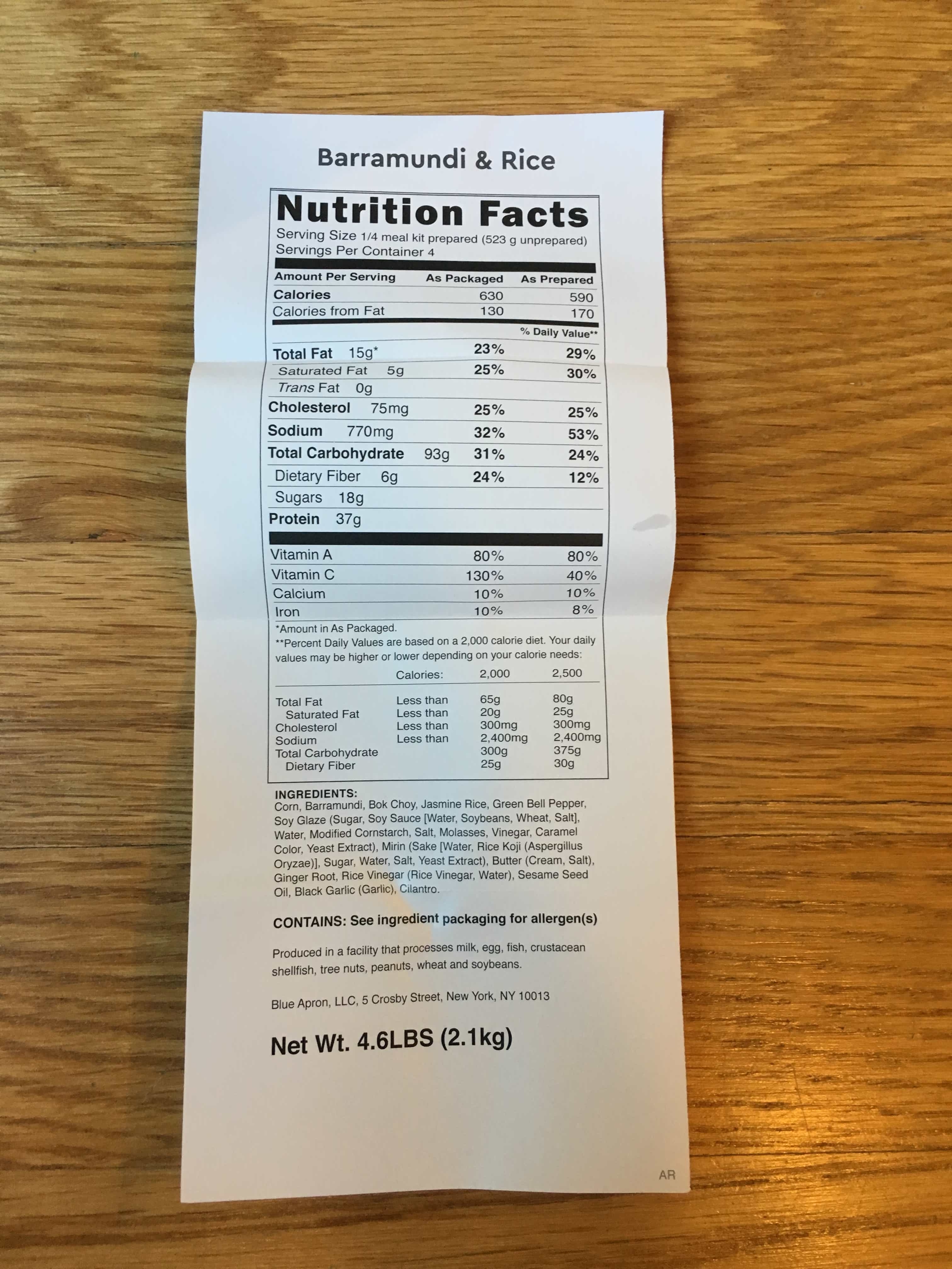 Blue Apron Subscription Box Review & Coupon - August 2017 - Hello ...