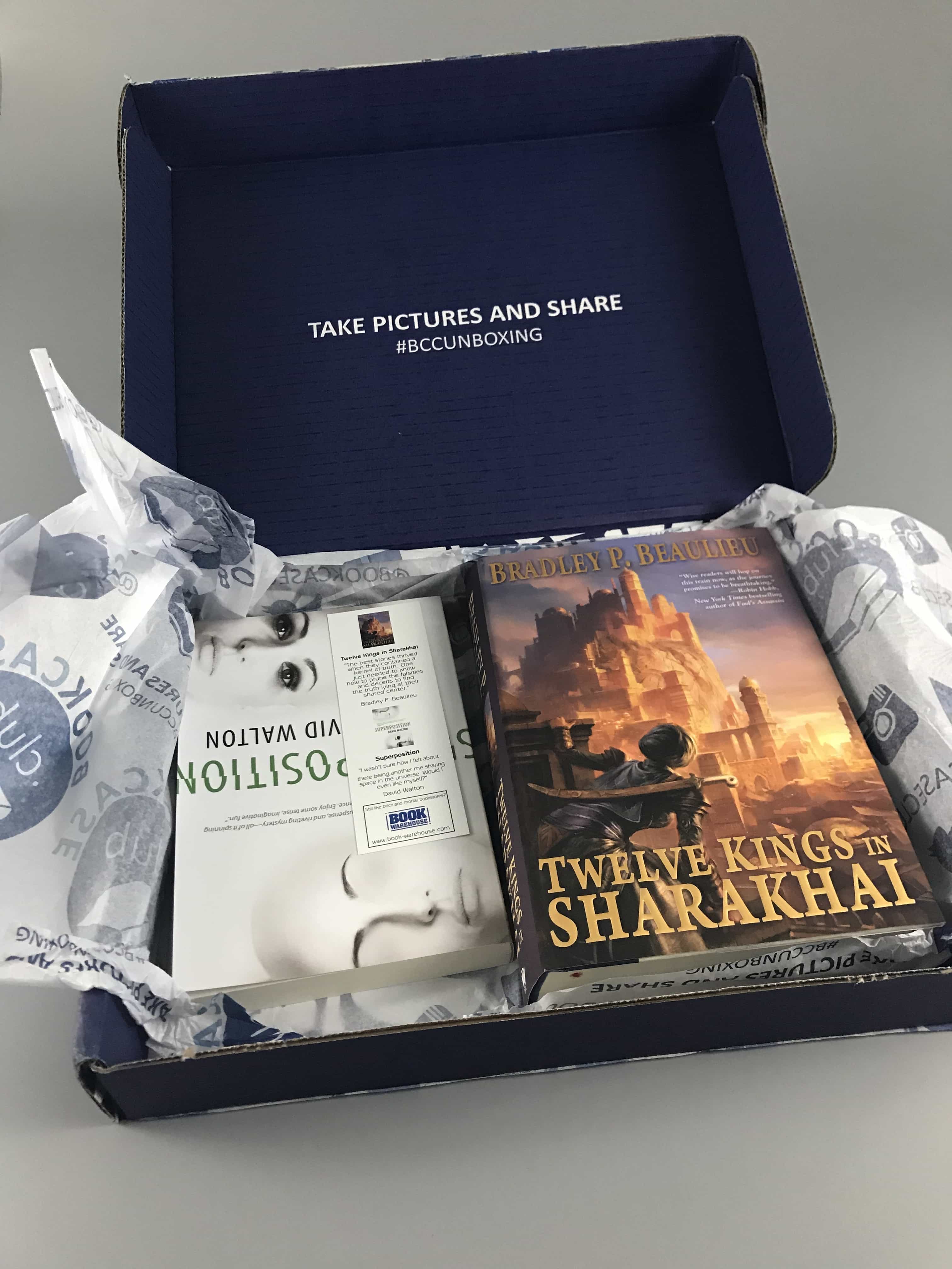 BookCase Club August 2017 Subscription Box Review + Coupon - Sci-Fi ...