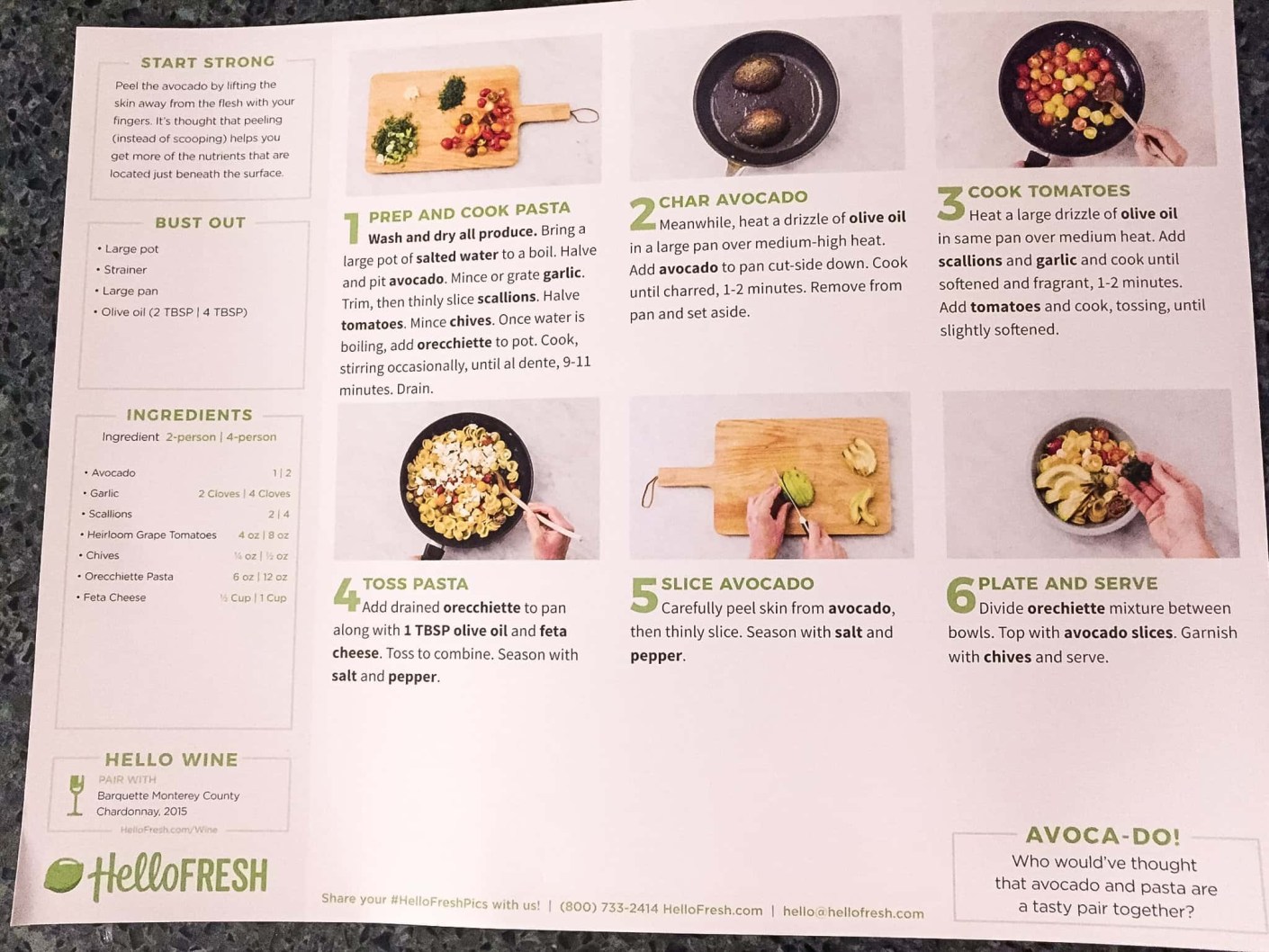 August 2017 Hello Fresh Subscription Box Review + Coupon - Vegetarian ...