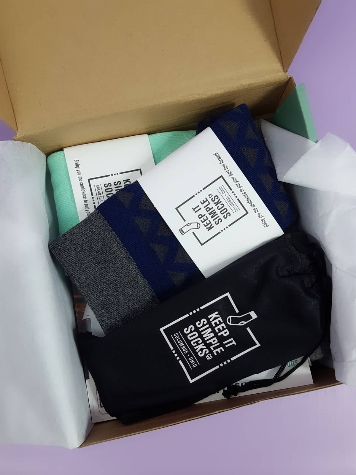 Keep It Simple Socks August 2017 Subscription Box Review - Hello ...