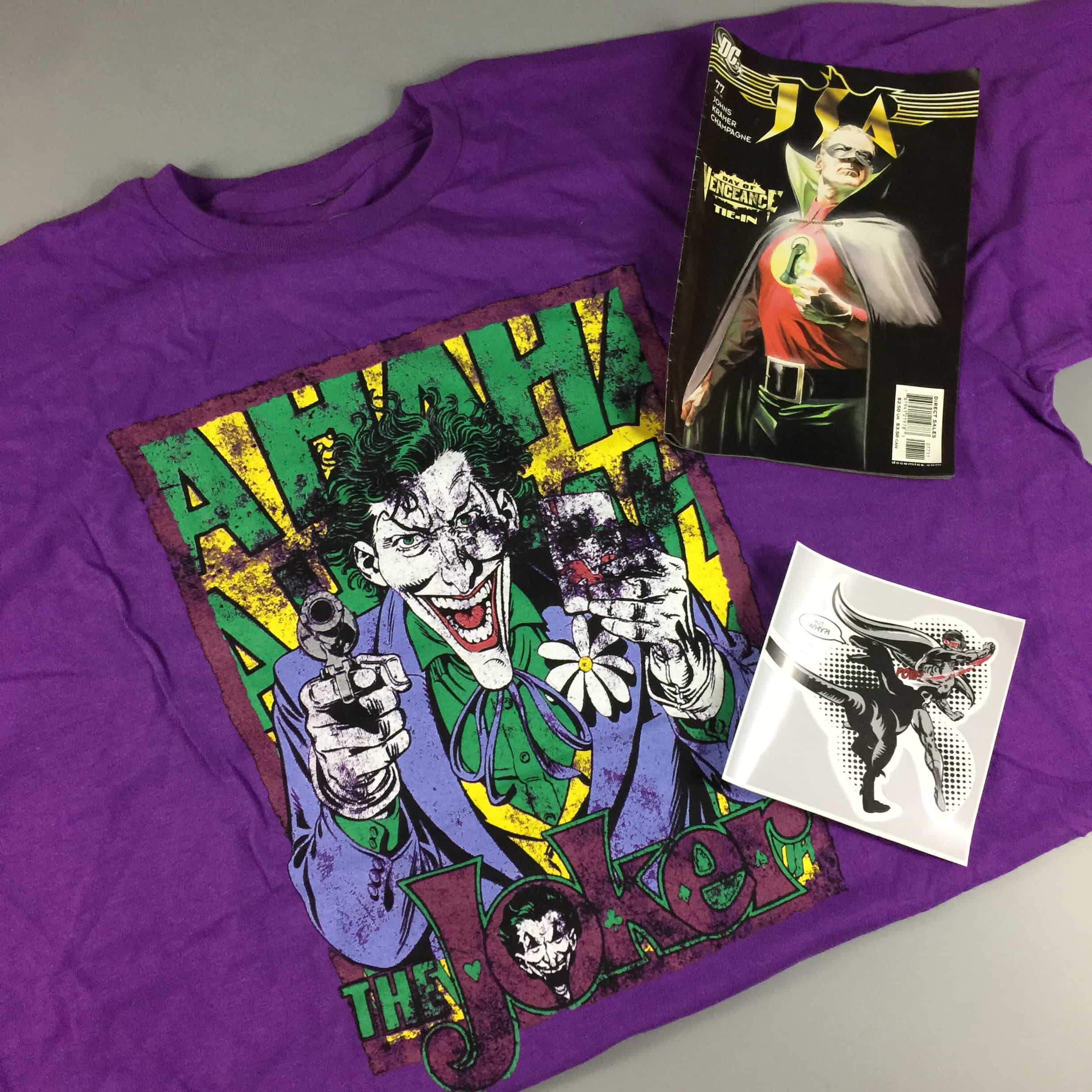 TeeBlox August 2017 Subscription Box Review & Coupon - DC Comics ...