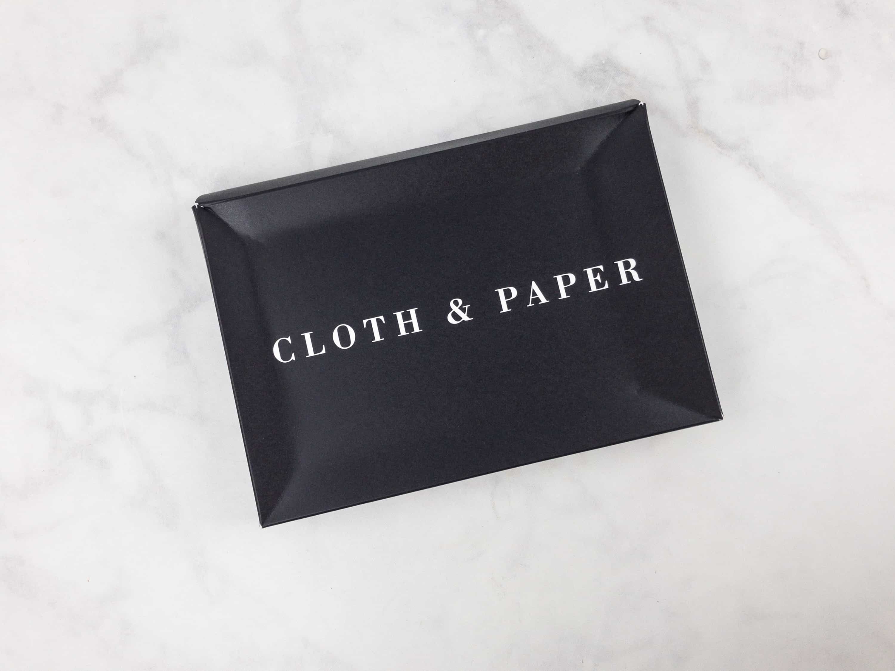 CLOTH & PAPER September 2017 Stationery Box Review + Coupon! - Hello ...