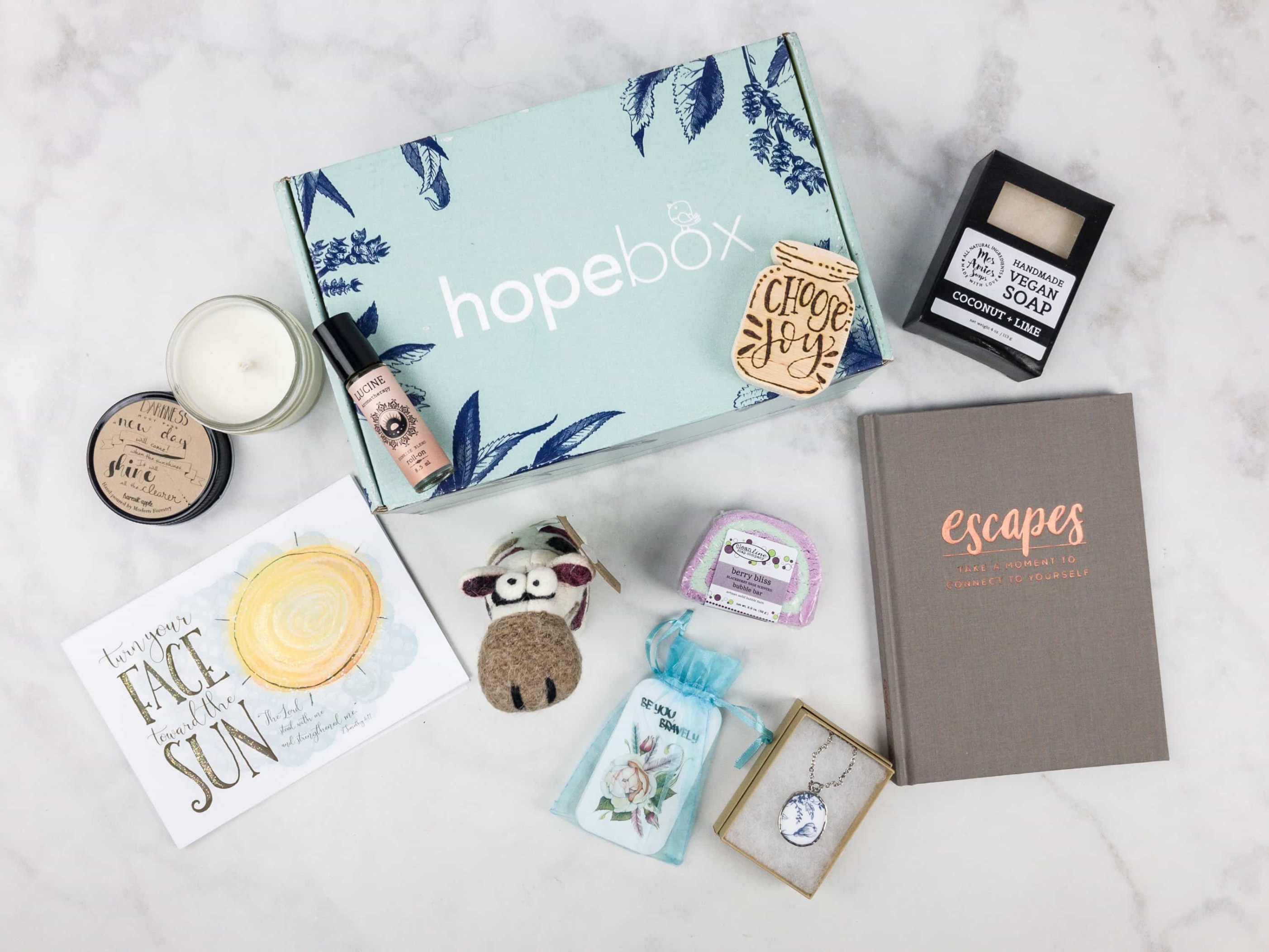 Hopebox September 2017 Subscription Box Review - Hello Subscription