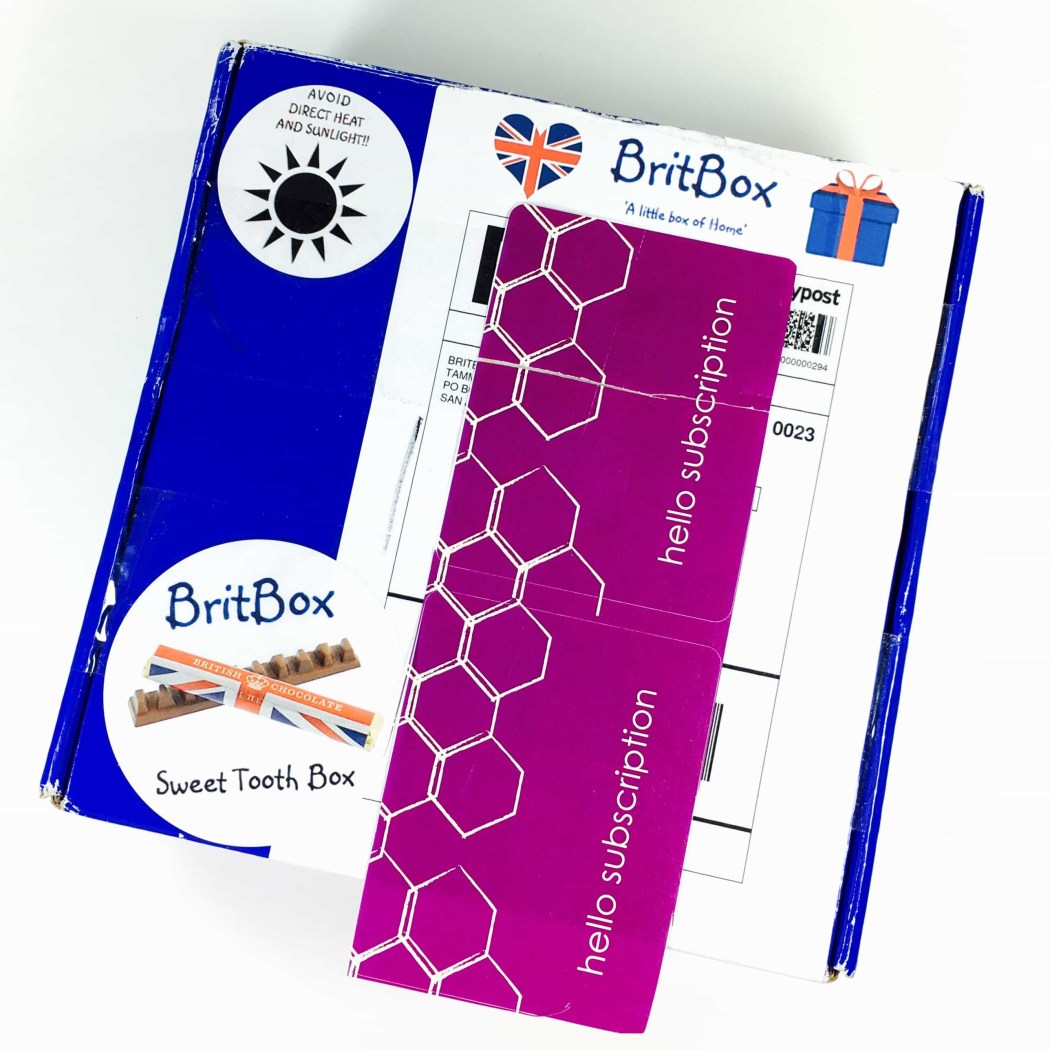 BritBox Sweet Tooth Special Box Review + Coupon! - Hello Subscription