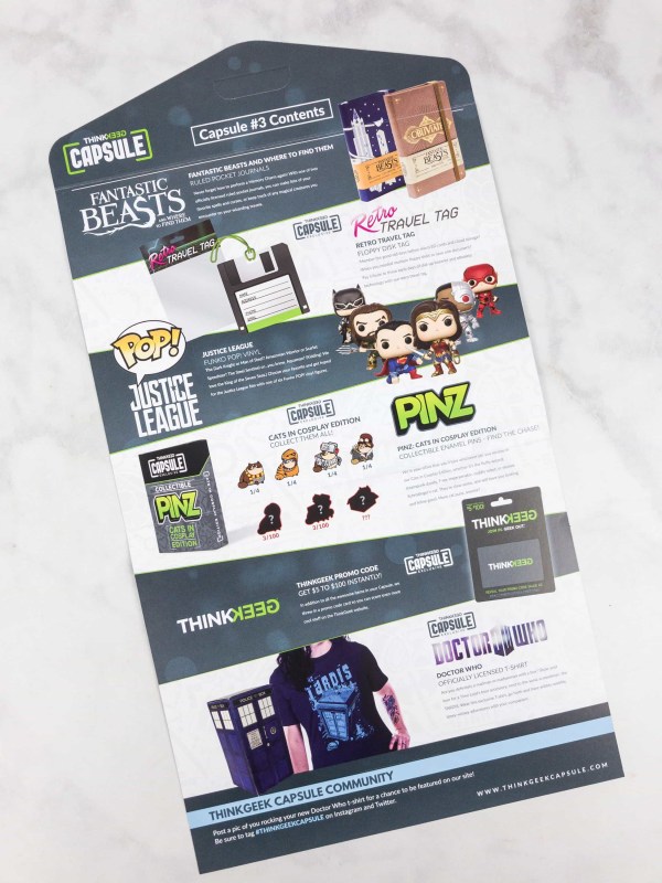 ThinkGeek Capsule August 2017 Subscription Box Review - Hello Subscription