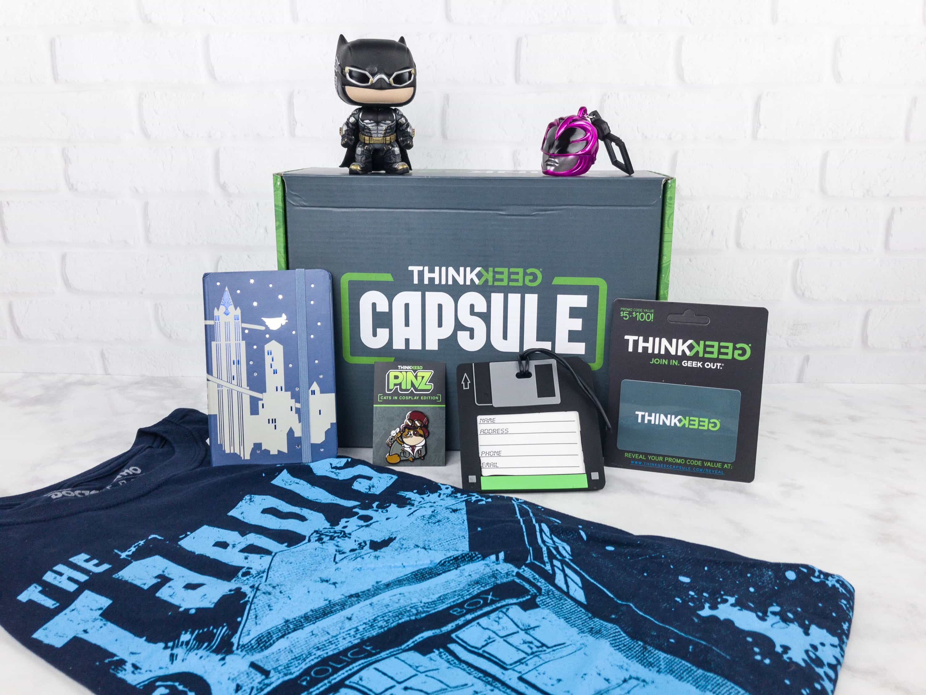 ThinkGeek Capsule August 2017 Subscription Box Review - Hello Subscription