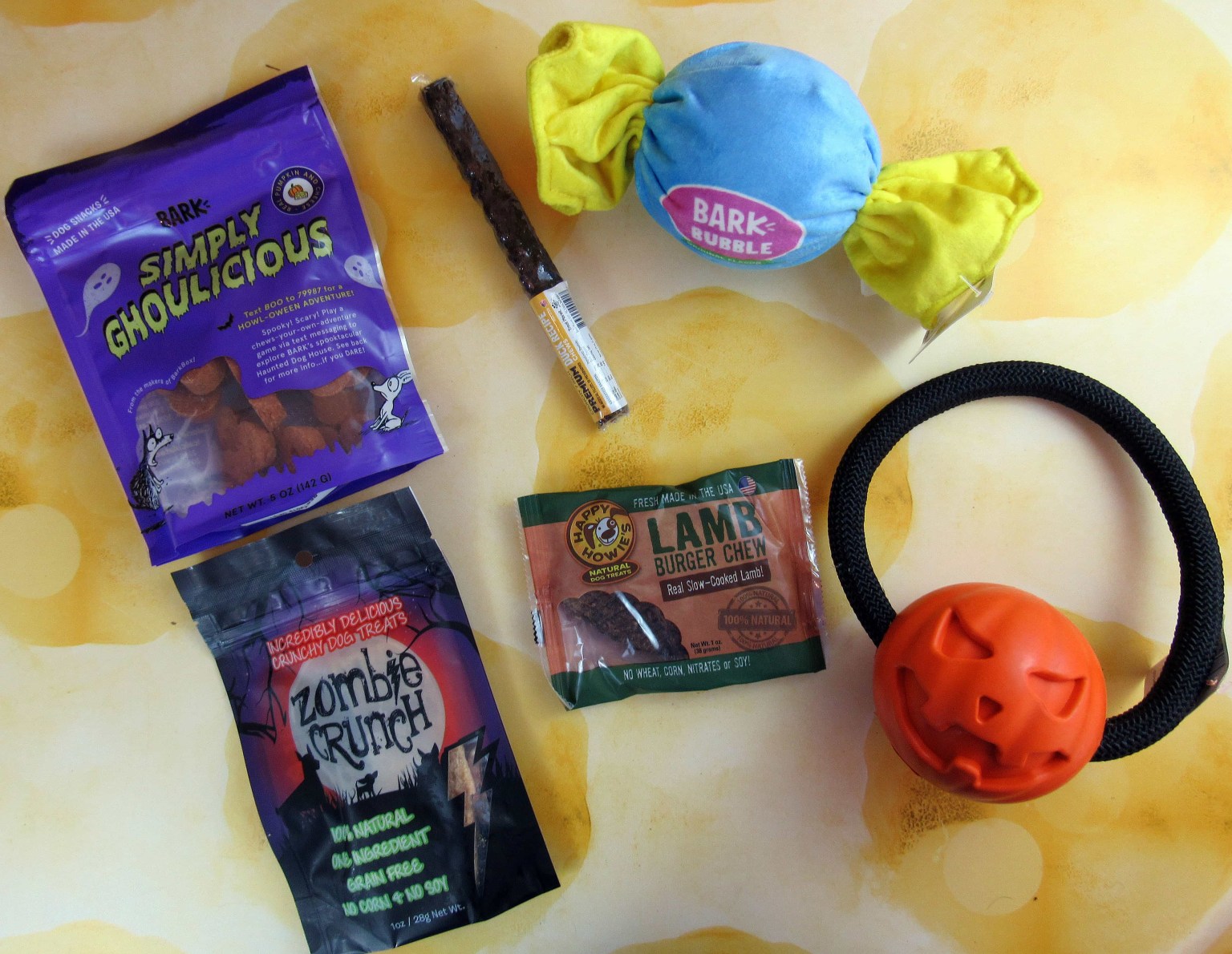 BarkBox October 2017 Subscription Box Review - Super Chewer - Hello ...