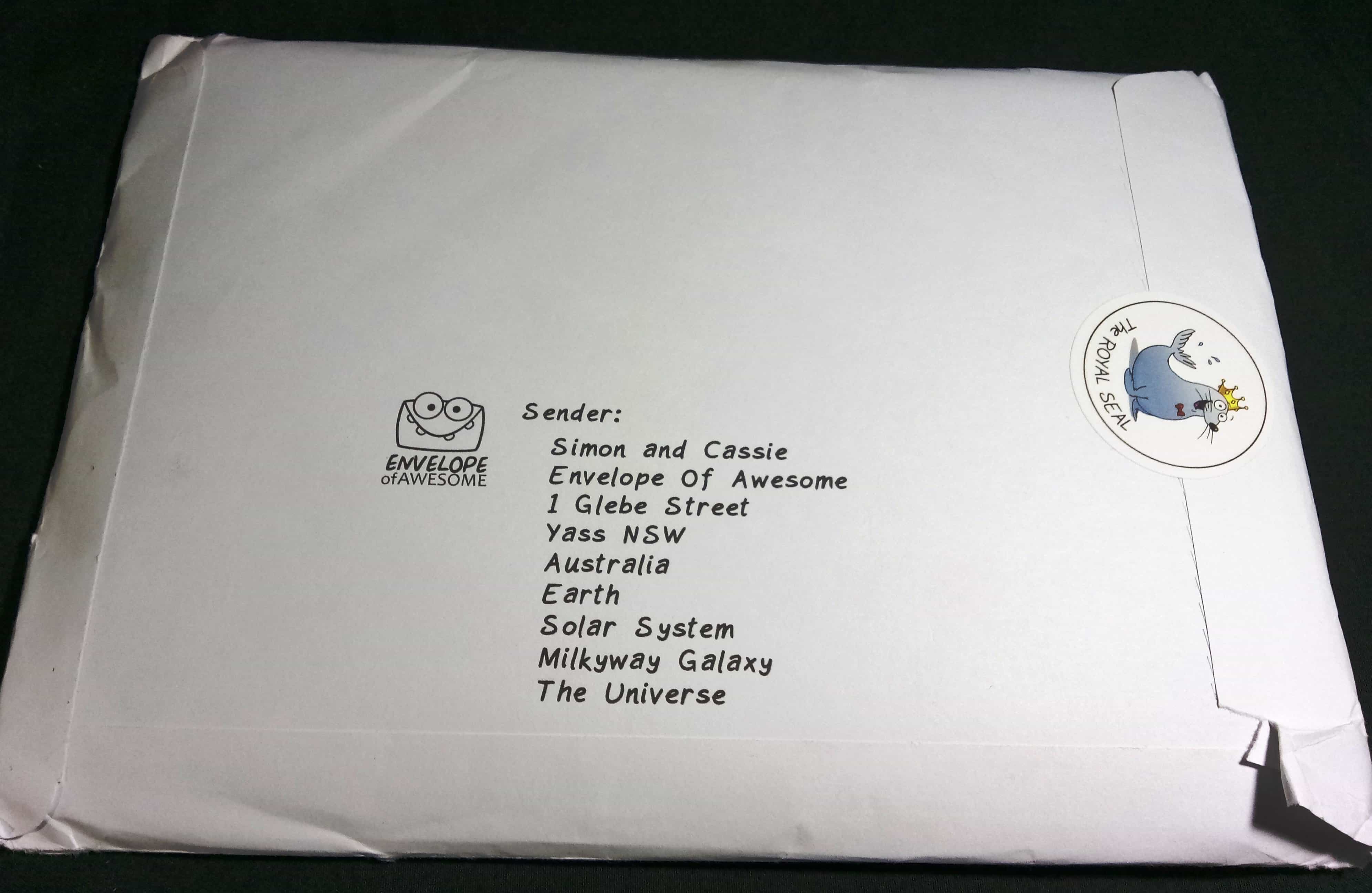 Envelope of Awesome Subscription Box Review + Coupon - Introduction ...