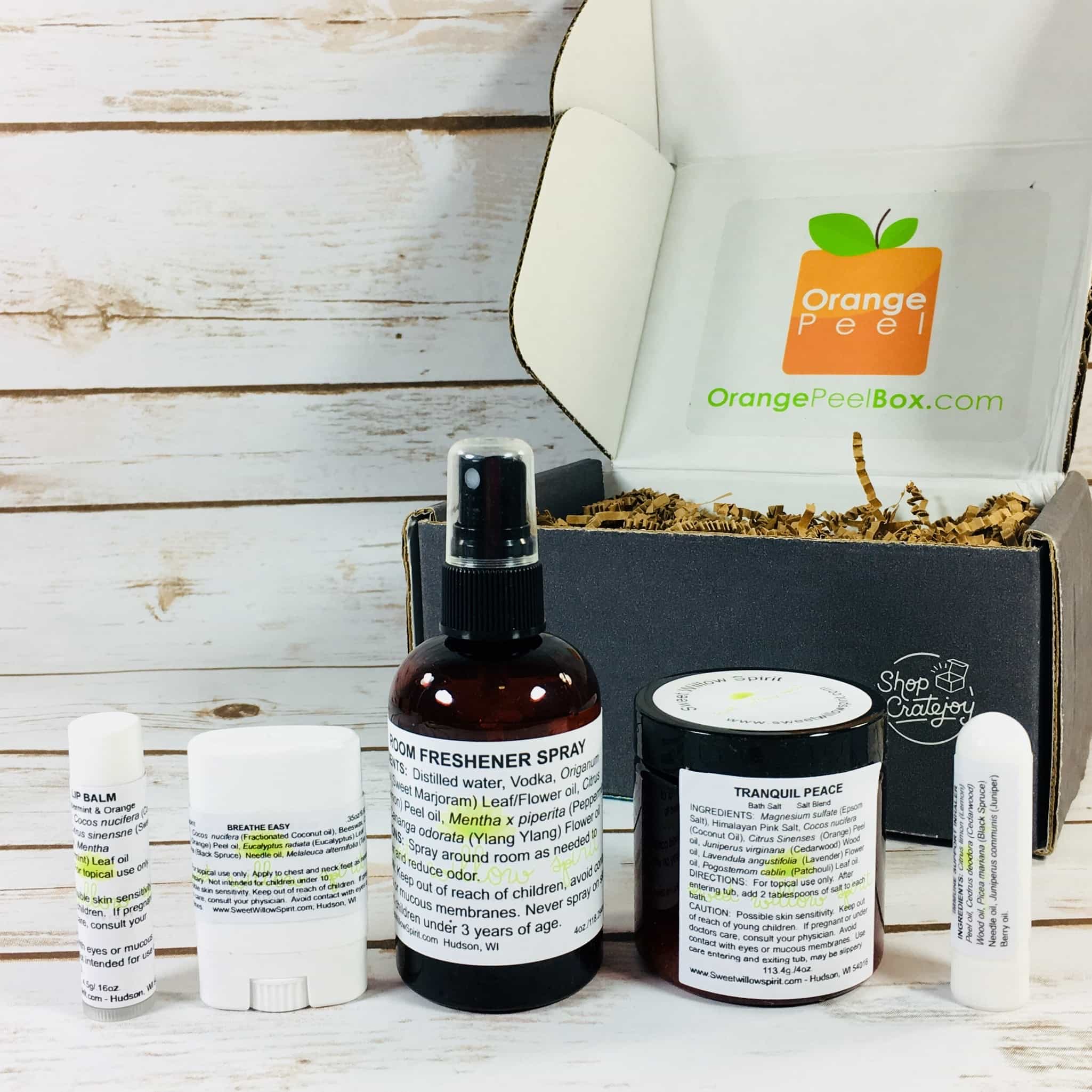 Orange Peel Box October 2017 Subscription Box Review + Coupon - Hello ...