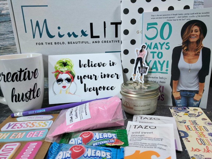 Minx Lit Subscription Box Review + Coupon - September 2017 - Hello ...