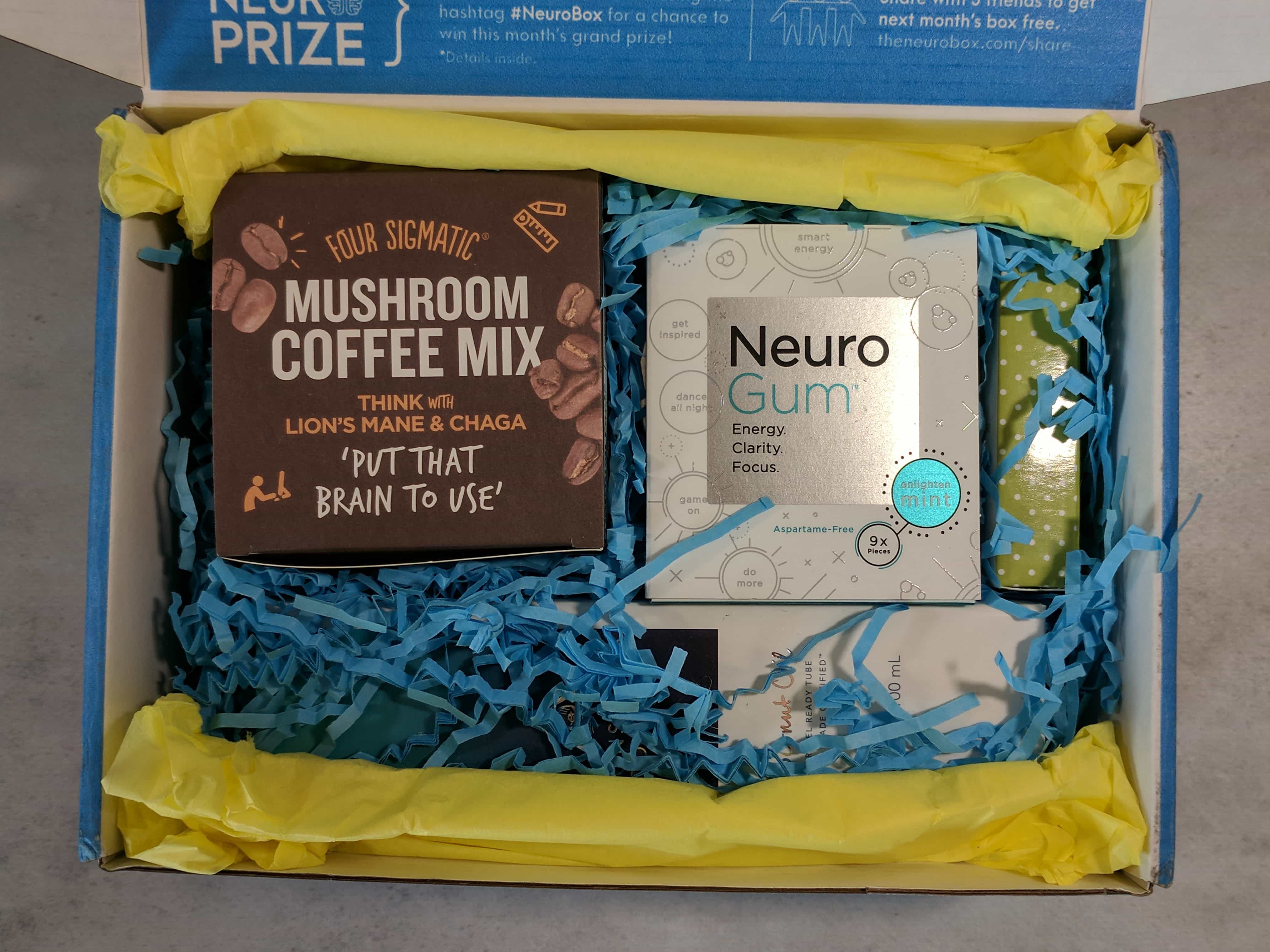 NeuroBox Subscription Box Review + Coupon - October 2017 - Hello ...
