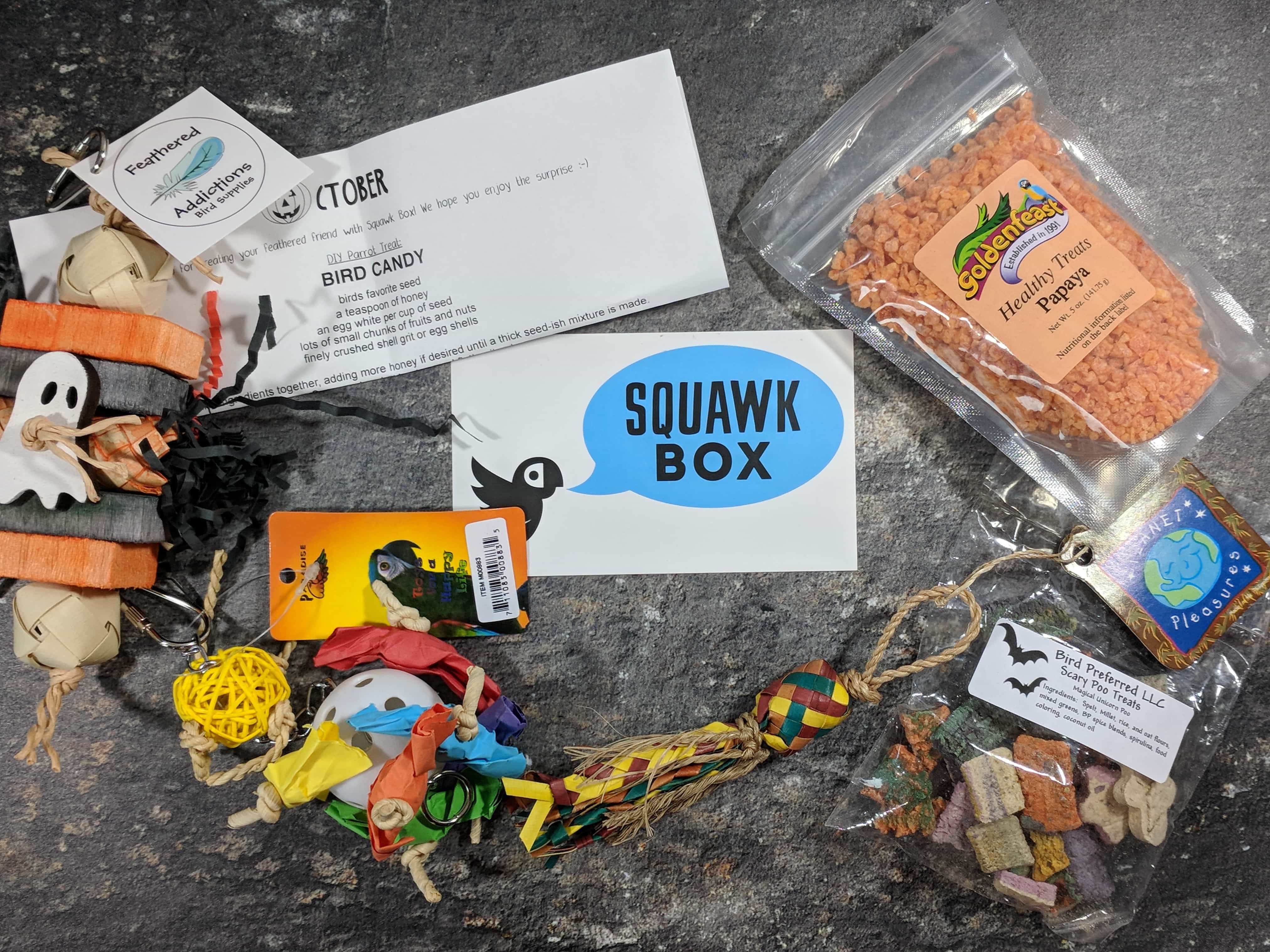 Squawk Box Subscription Review - October 2017 - Hello Subscription