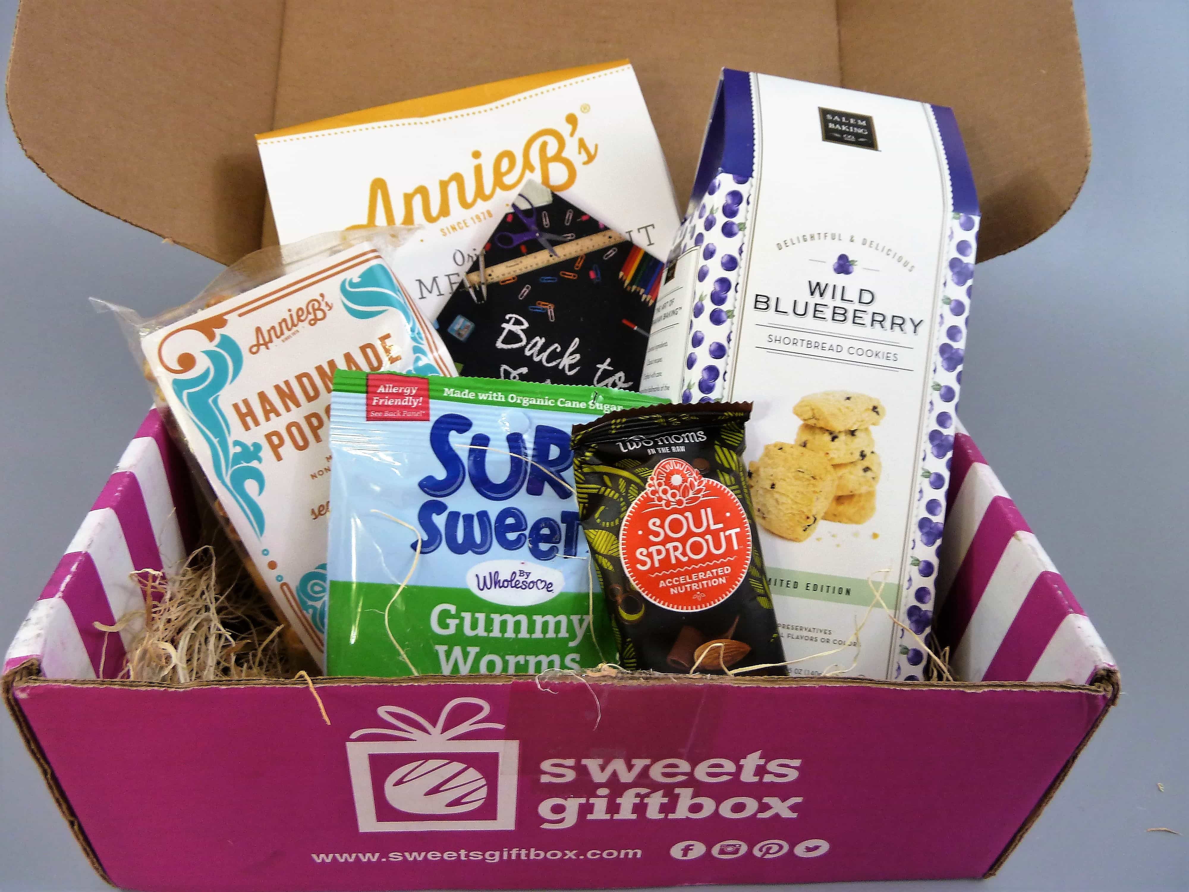 Sweets Gift Box September 2017 Subscription Box Review + 50% Off Coupon ...