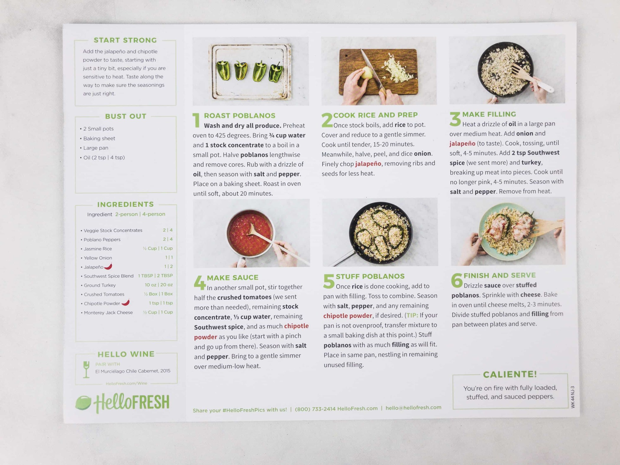 November 2017 Hello Fresh Subscription Box Review + Coupon! - Classic ...