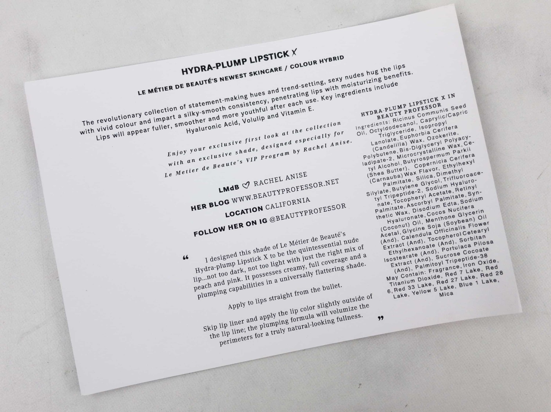 Le Métier de Beauté Beauty Vault VIP Subscription Box Review ...