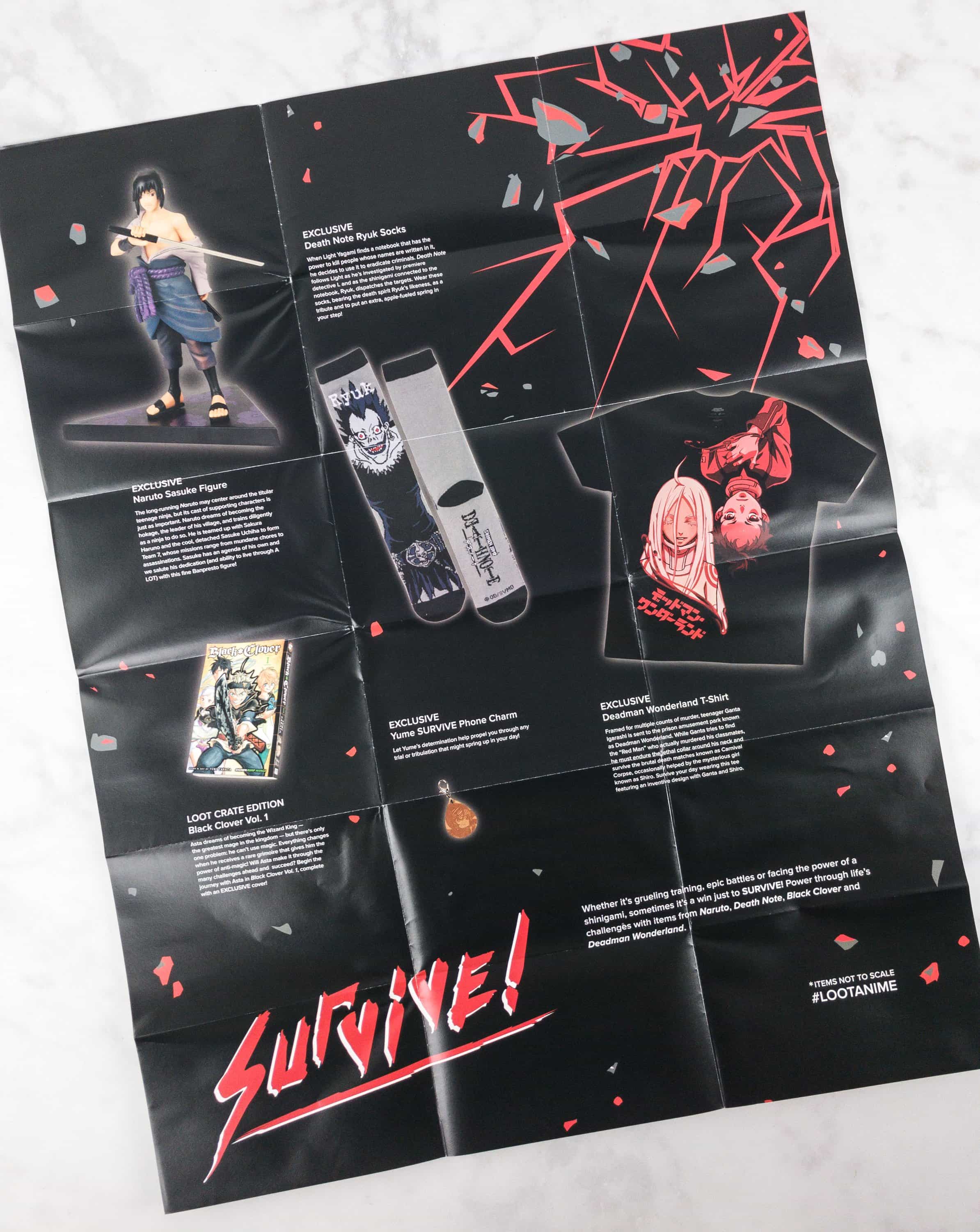 Loot Anime September 2017 Subscription Box Review & Coupons - SURVIVE ...