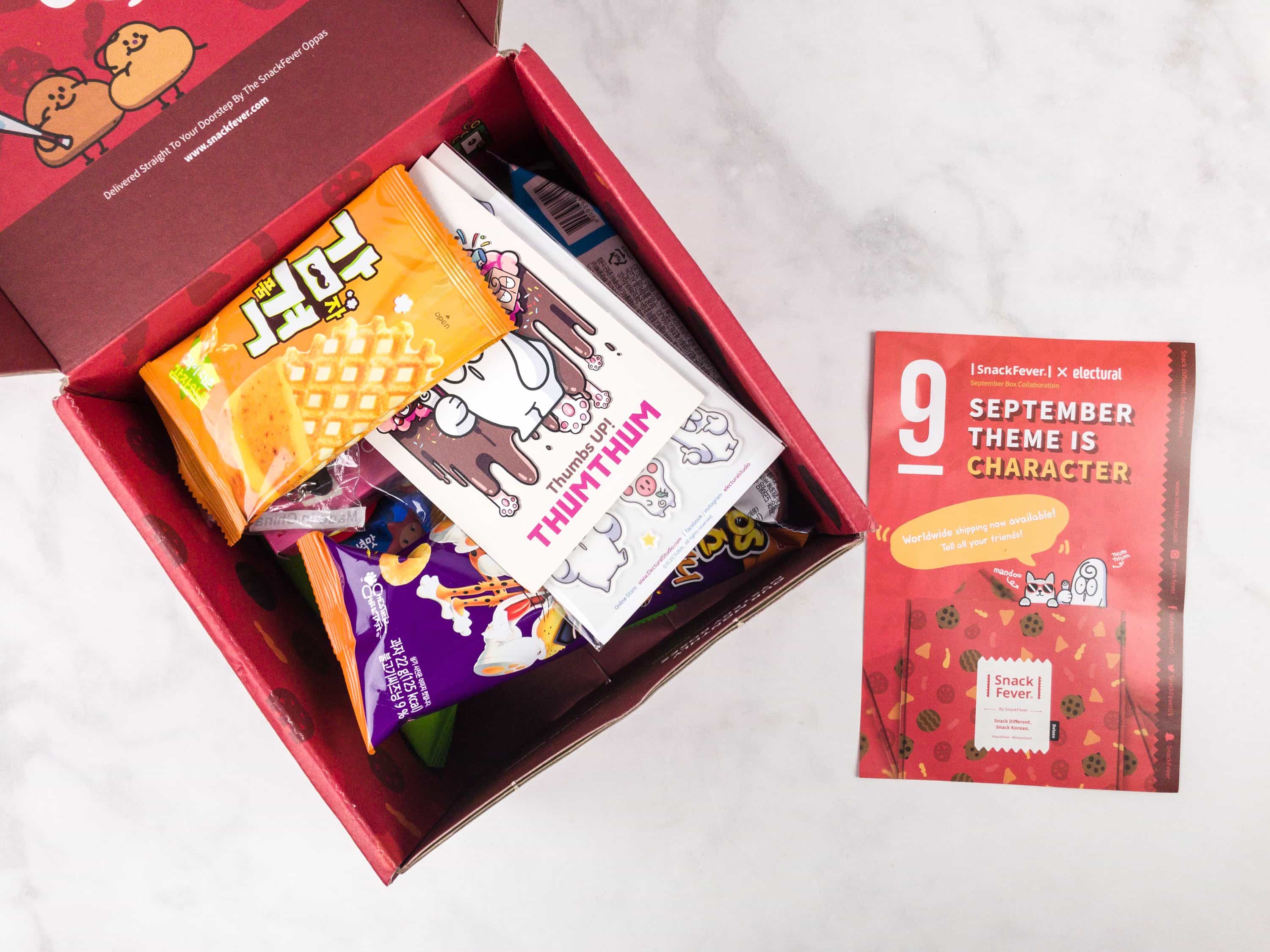 September 2017 Snack Fever Subscription Box Review + Coupon - Hello ...