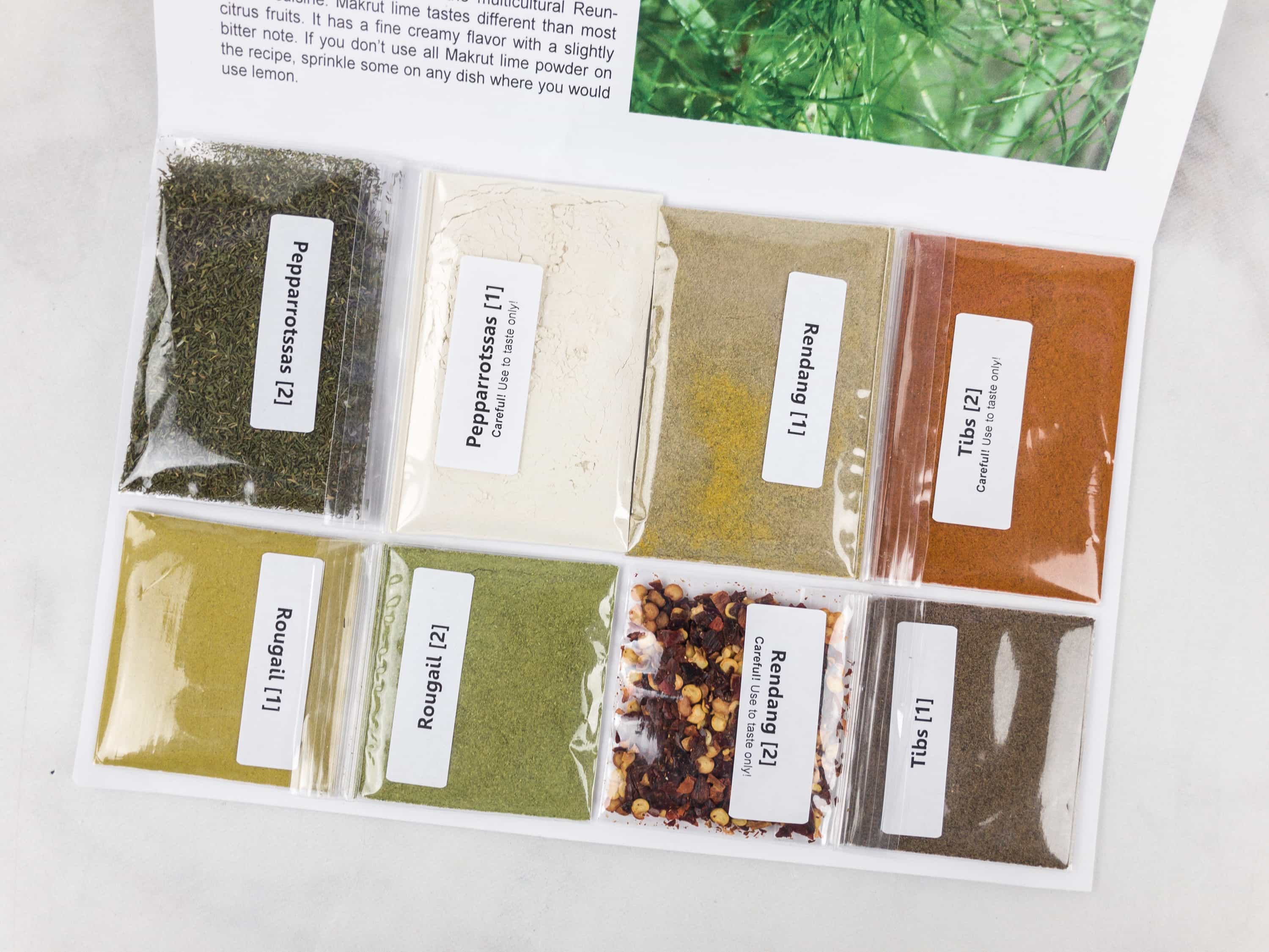 SpiceBreeze Subscription Box Review + Coupon - September 2017 - Hello ...