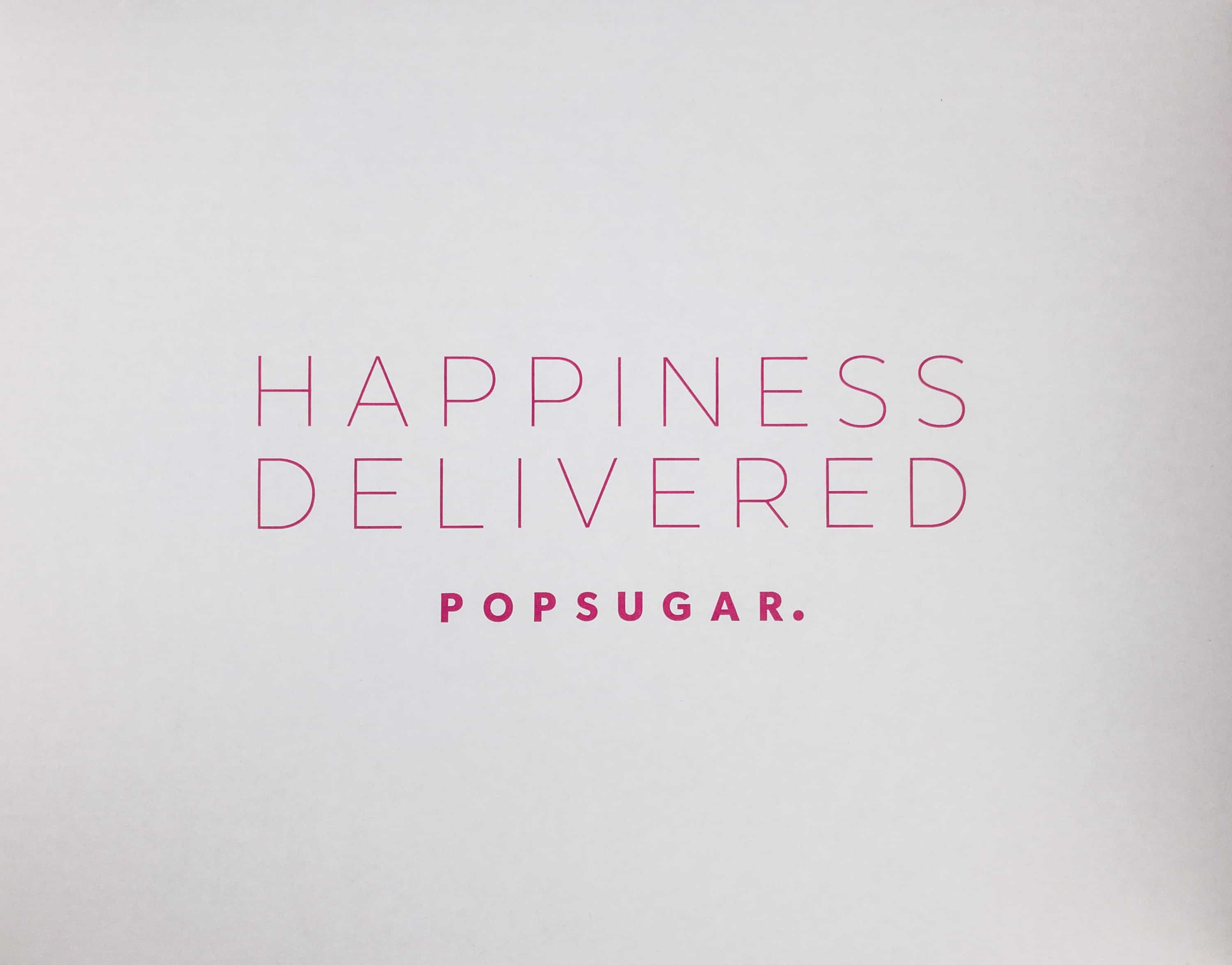 POPSUGAR Must Have Box November 2017 Review & Coupon - Hello Subscription