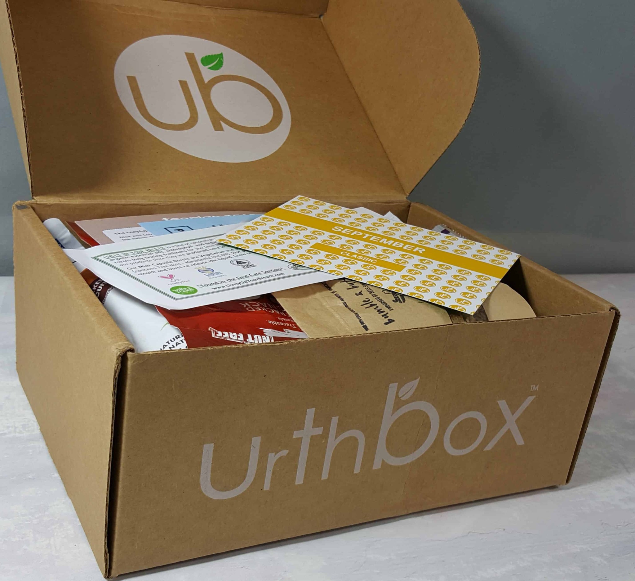 Urthbox Subscription Box Review + Coupon - September 2017 - Hello Subscription
