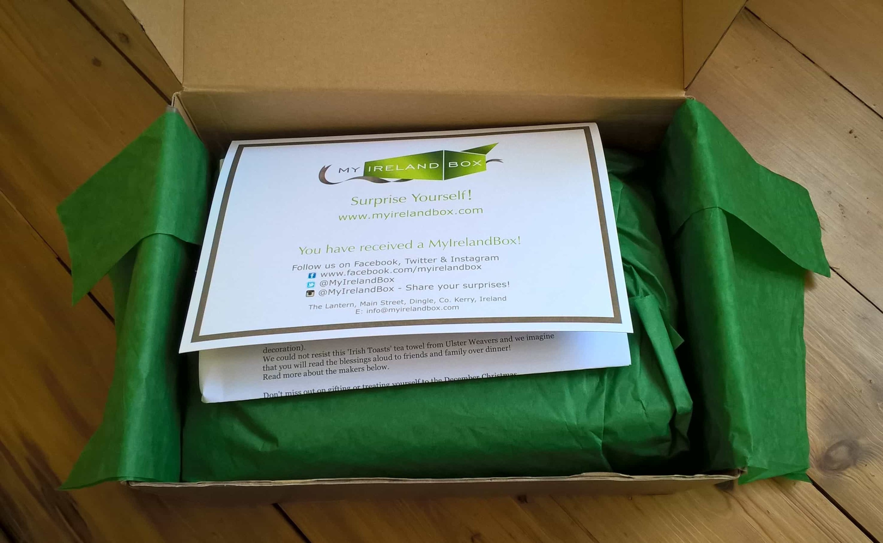 My Ireland Box Subscription Box Review - November 2017 - Hello Subscription