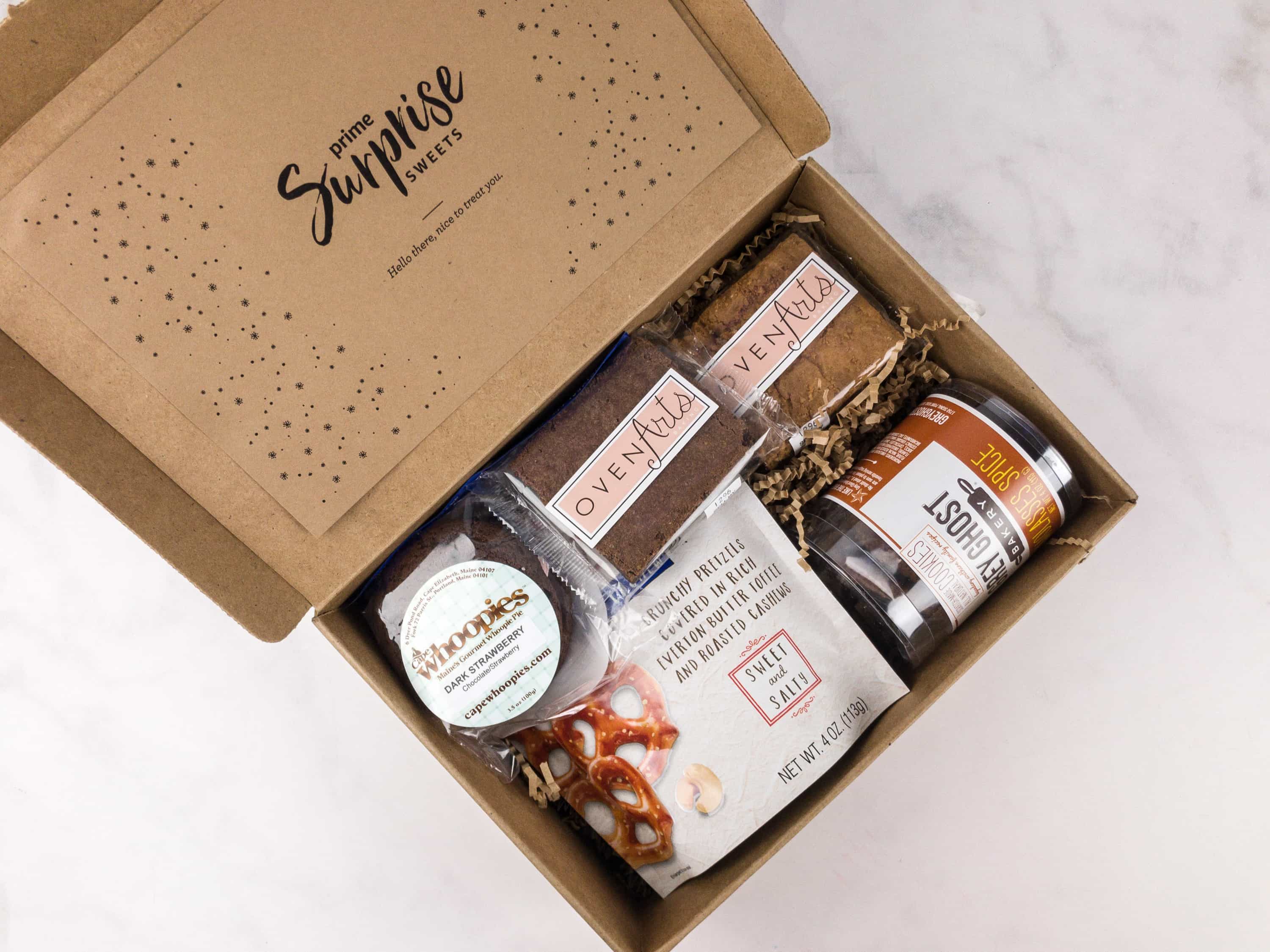 Amazon Prime Surprise Sweets Box November 2017 Review - Hello Subscription