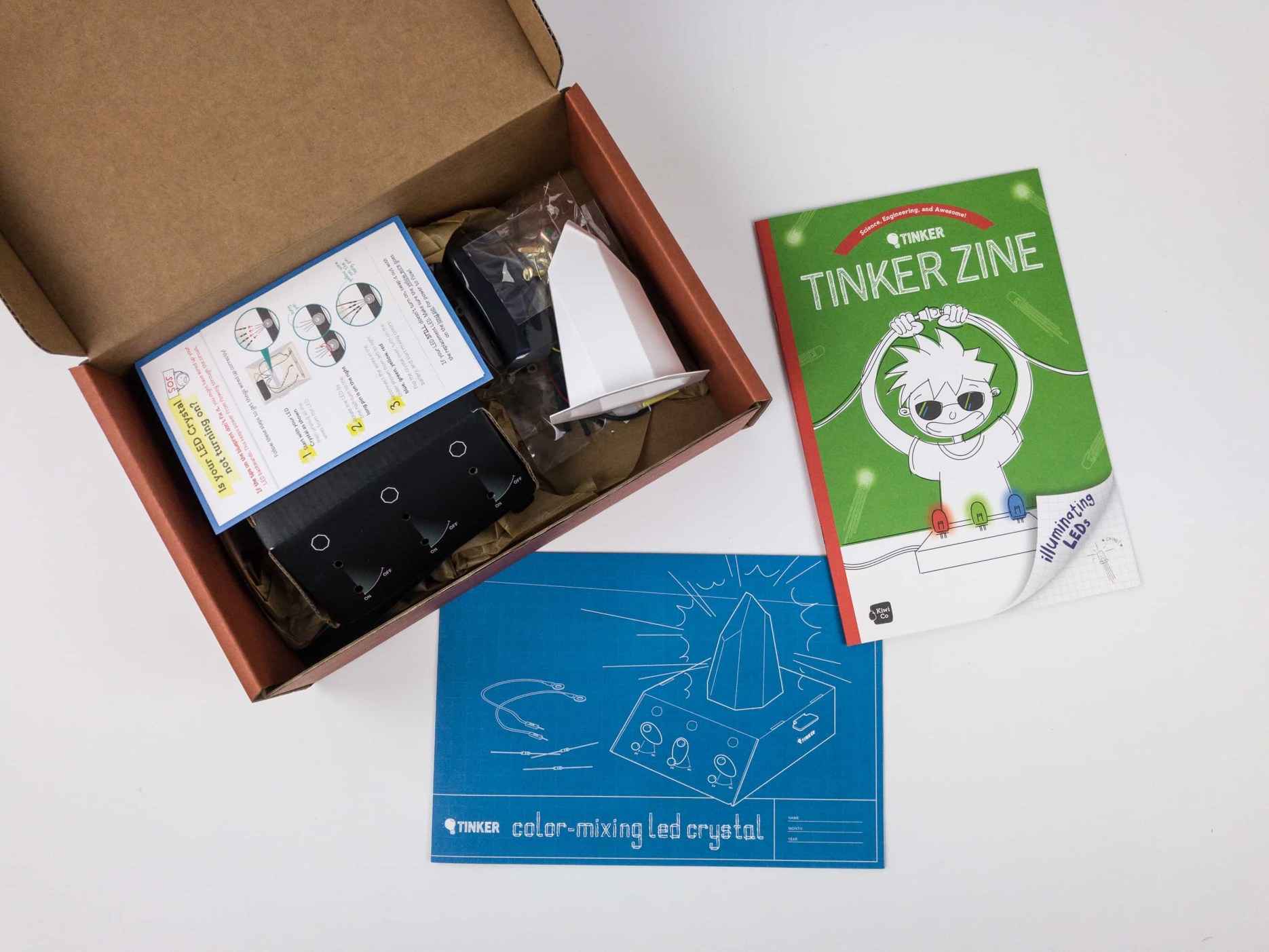 Tinker Crate Review & Coupon - COLOR-MIXING LED CRYSTAL! - Hello ...