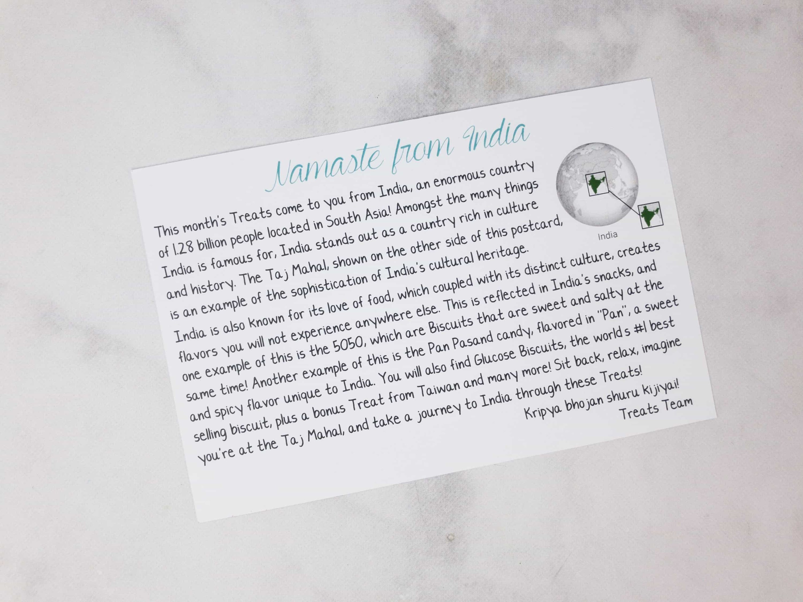 Treats Box November 2017 Review & Coupon - India - Hello Subscription