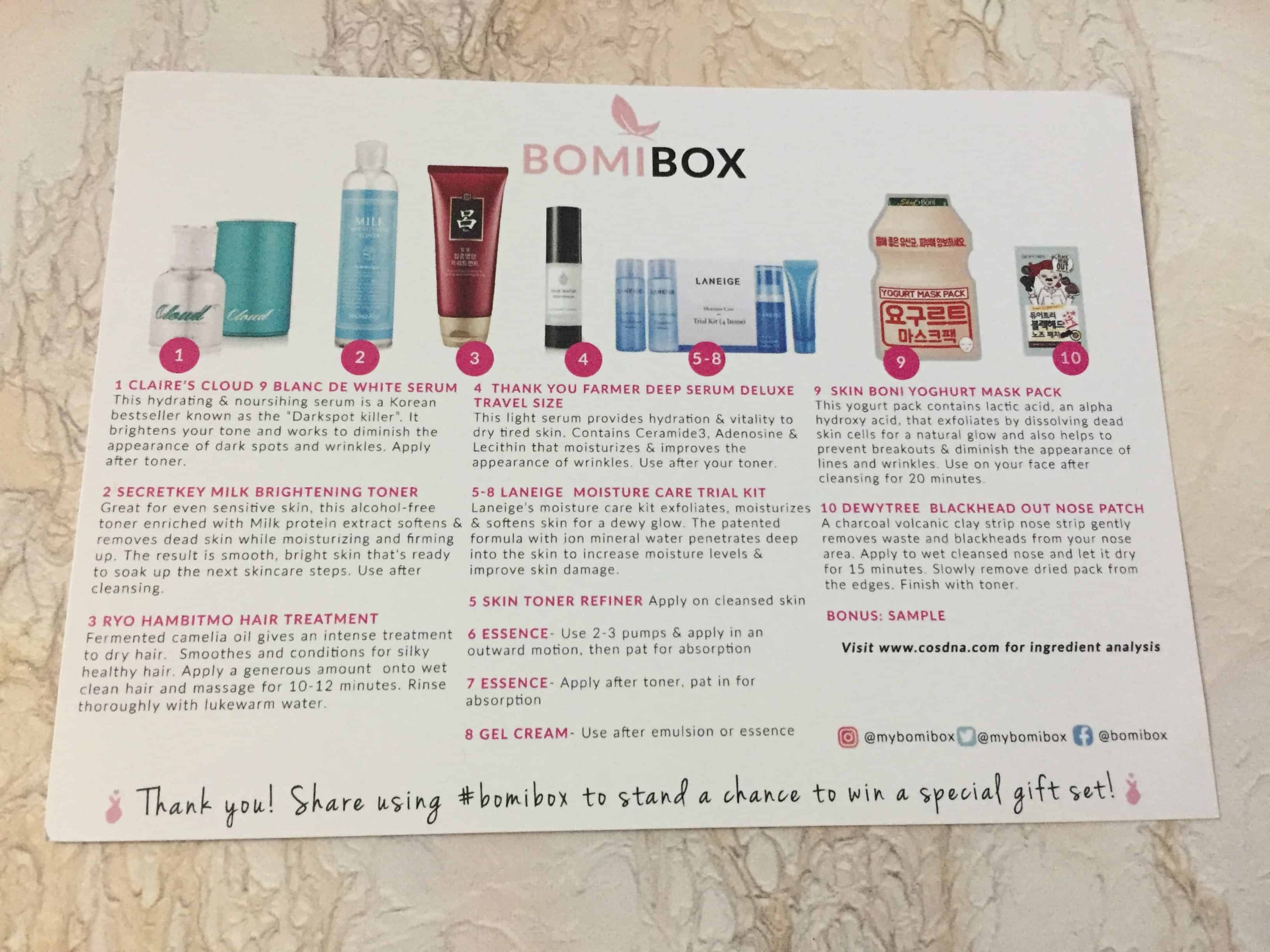Bomibox November 2017 Subscription Box Review + Coupon - Hello Subscription
