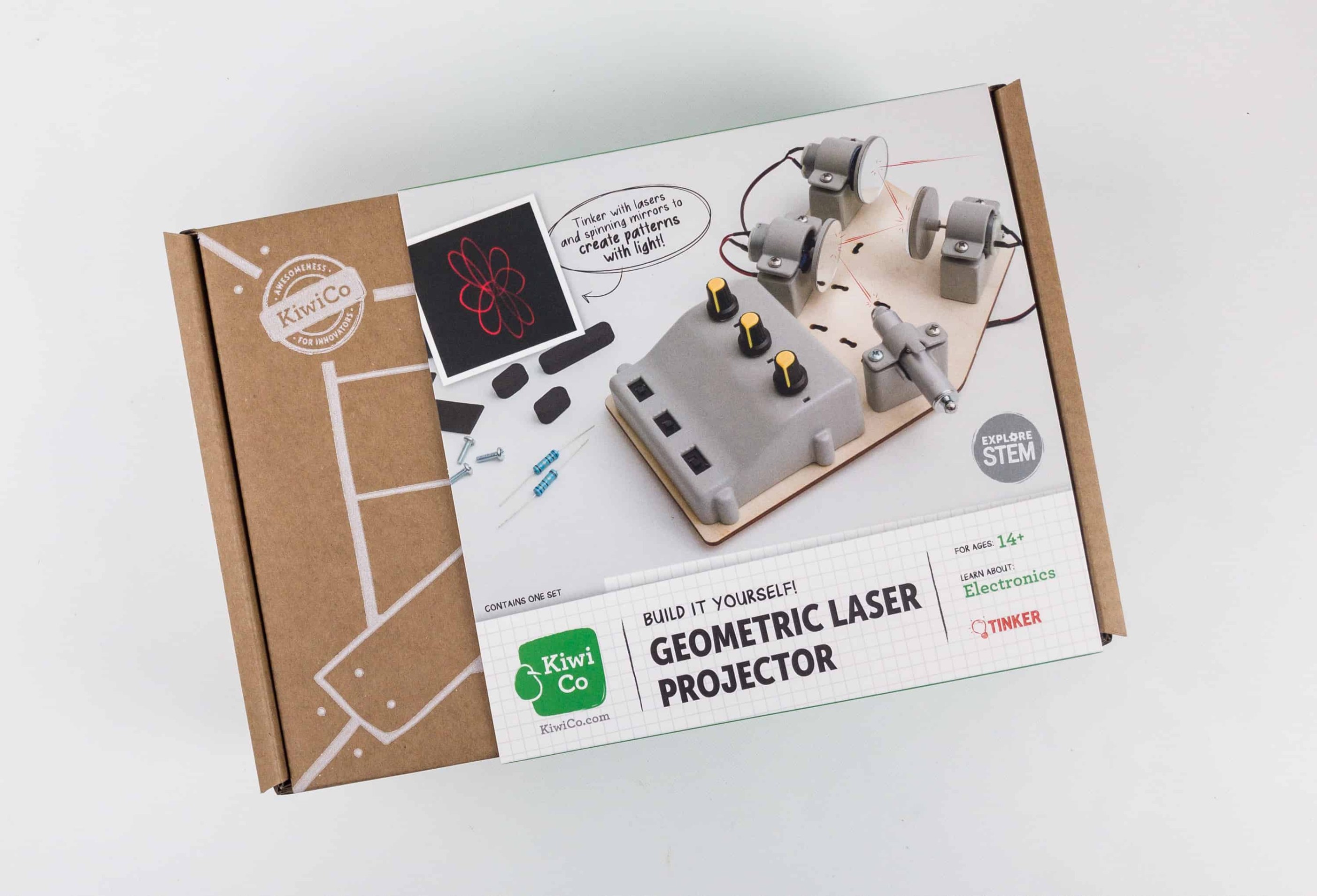 Tinker Crate Electronics Pack Review - Laser Projector - Hello Subscription