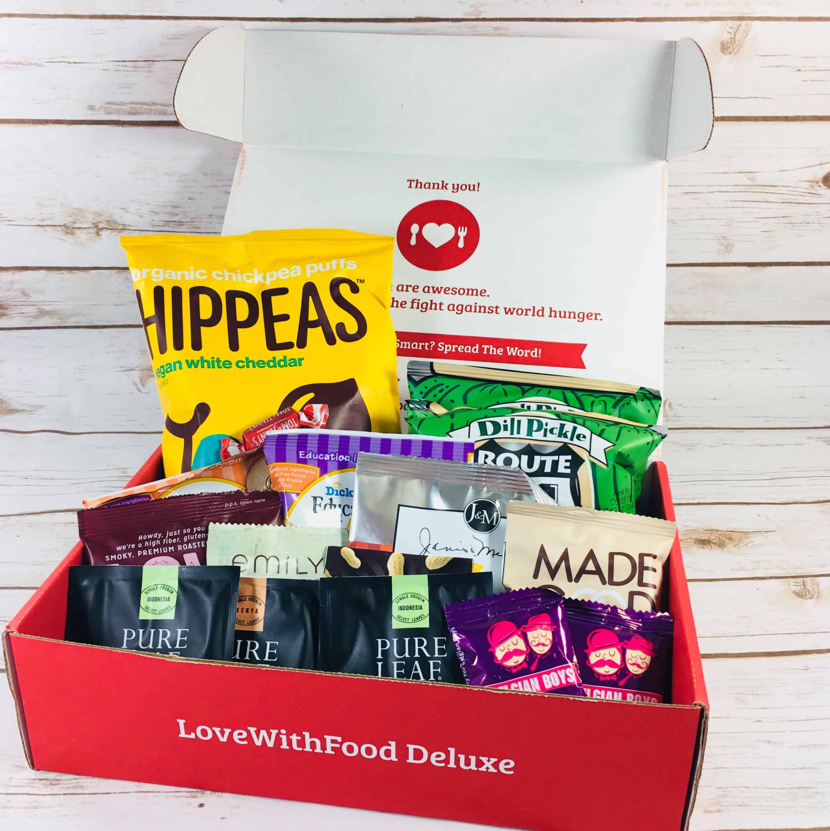 Love With Food Deluxe Box January 2018 Subscription Box Review + Coupon ...