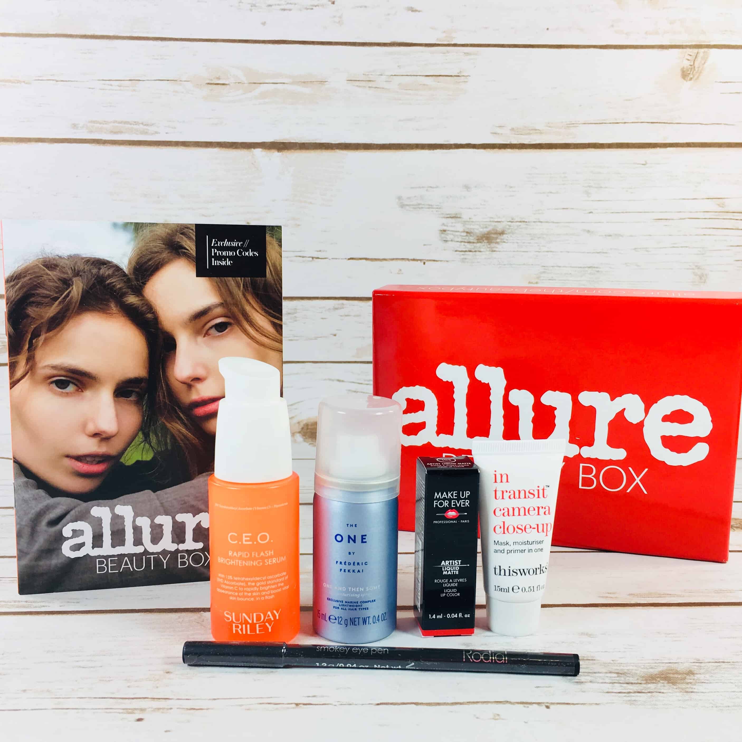Allure Beauty Box January 2018 Subscription Box Review & Coupon - Hello ...