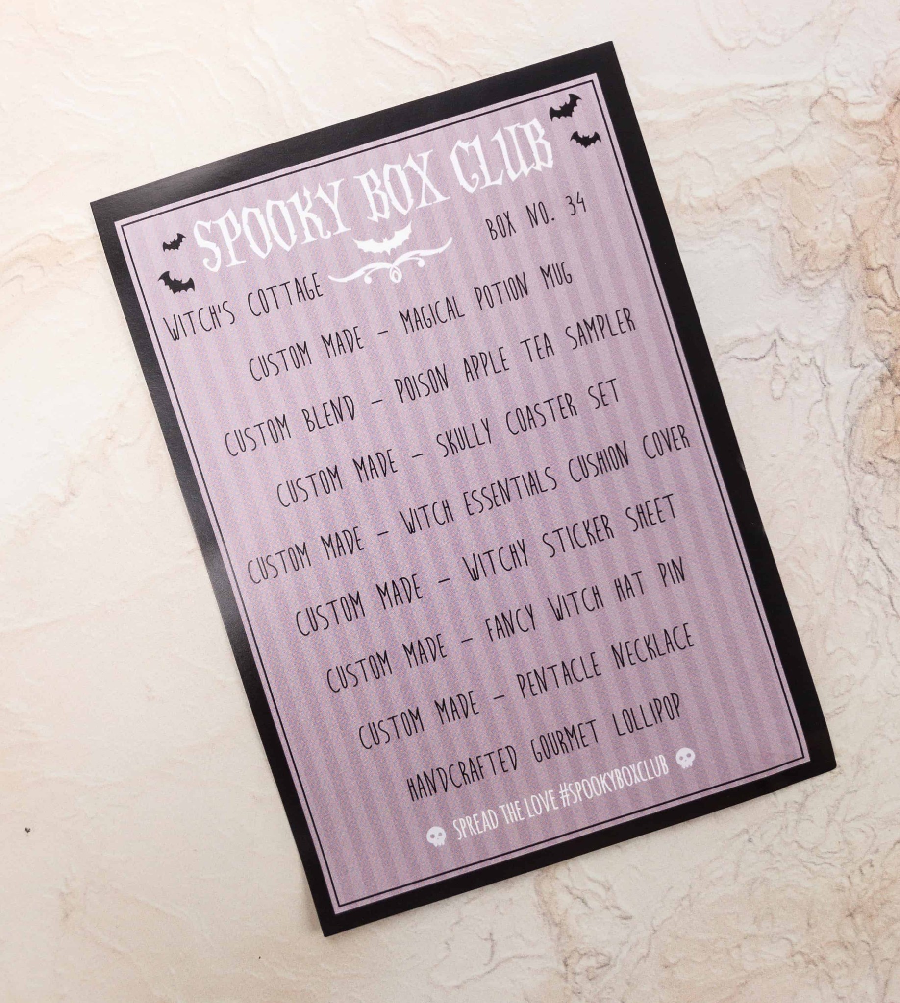 Spooky Box Club Subscription Box Review - Witch's Cottage - Hello ...