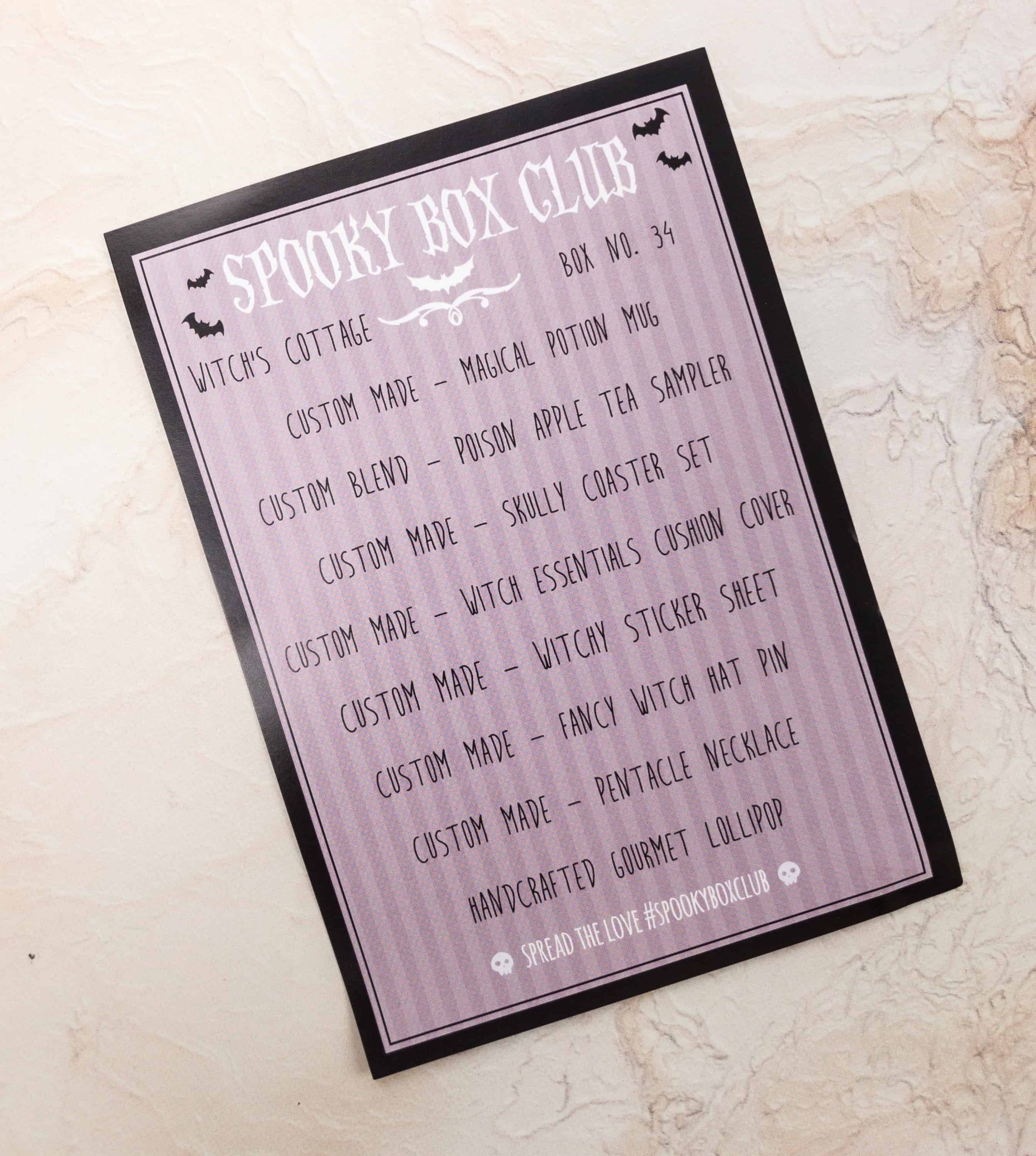 Spooky Box Club Subscription Box Review - Witch's Cottage - Hello ...