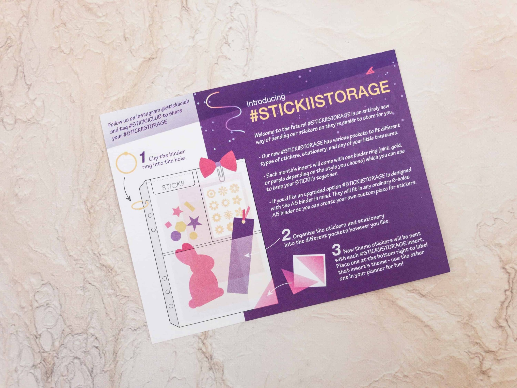 Stickii Club January 2018 Subscription Box Review - Cute Pack! - Hello ...