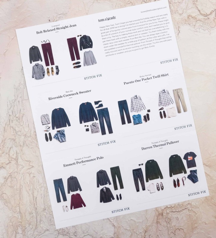 Stitch Fix Men February 2018 Review - Hello Subscription